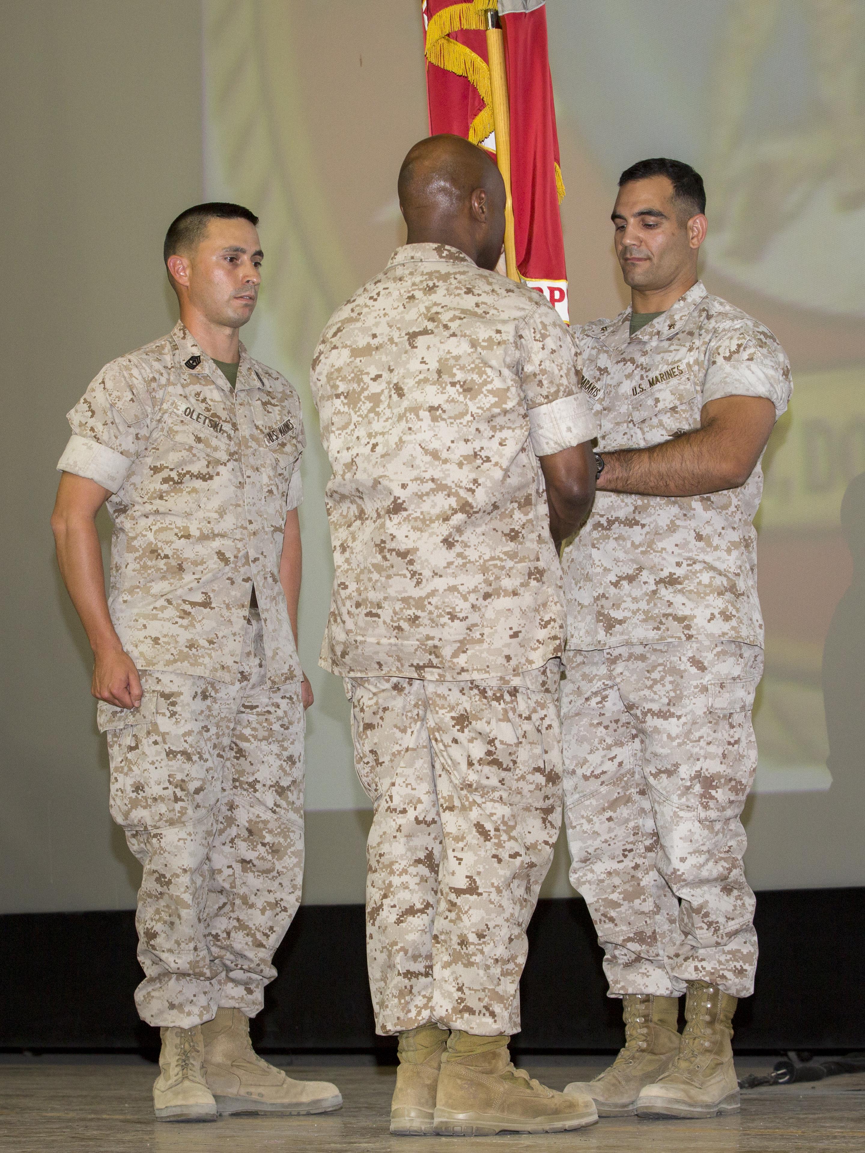 CTB bids farewell to CO, welcomes new > Marine Corps Air Ground Combat ...