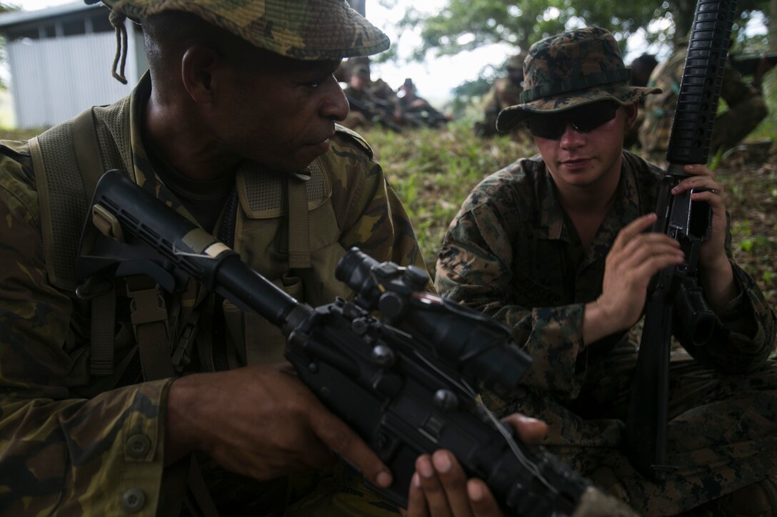 Task Force Koa Moana: Infantry Marines, PNGDF soldiers put rounds down ...