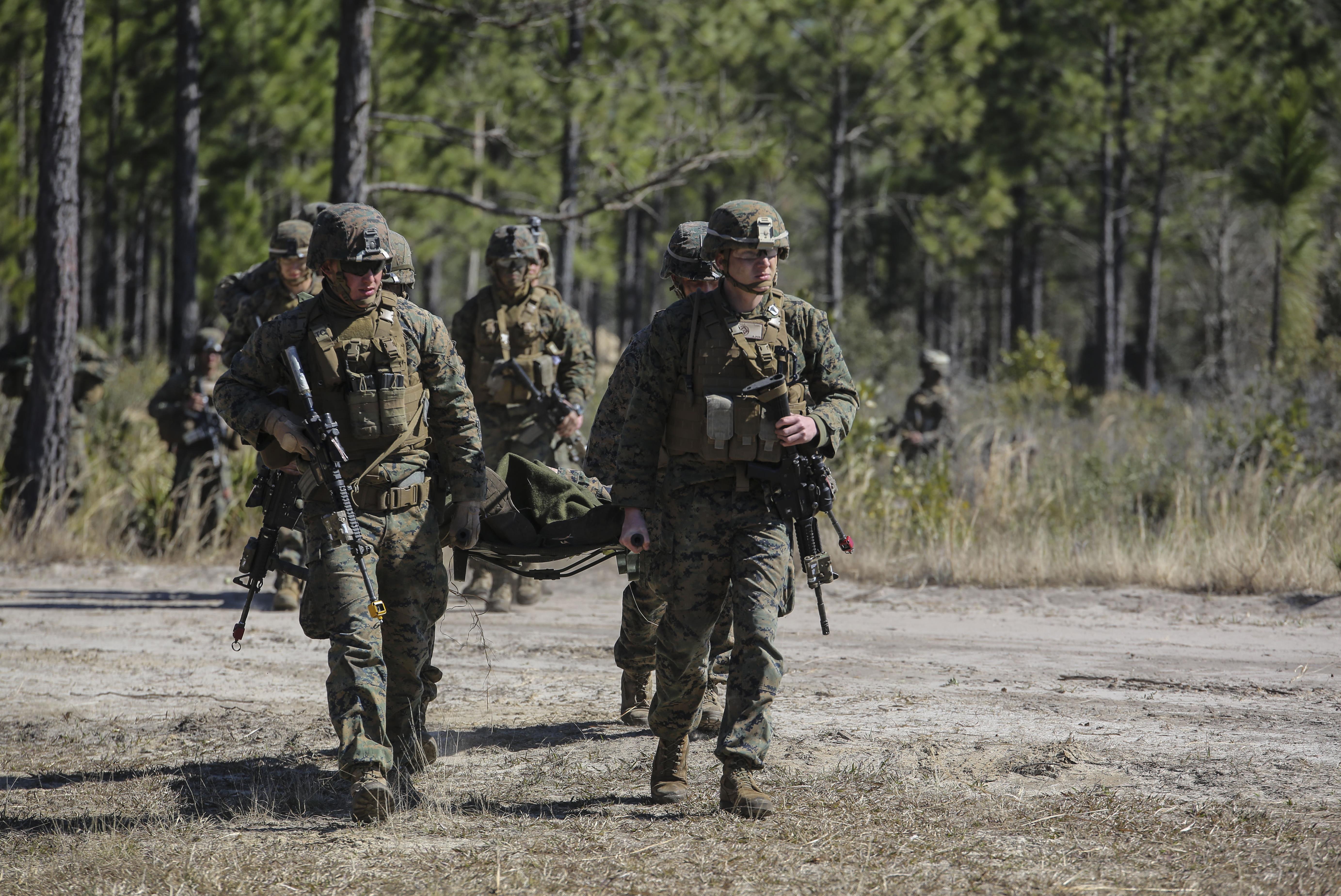 Marine Air-Ground team conducts large scale assault, offensive air ...