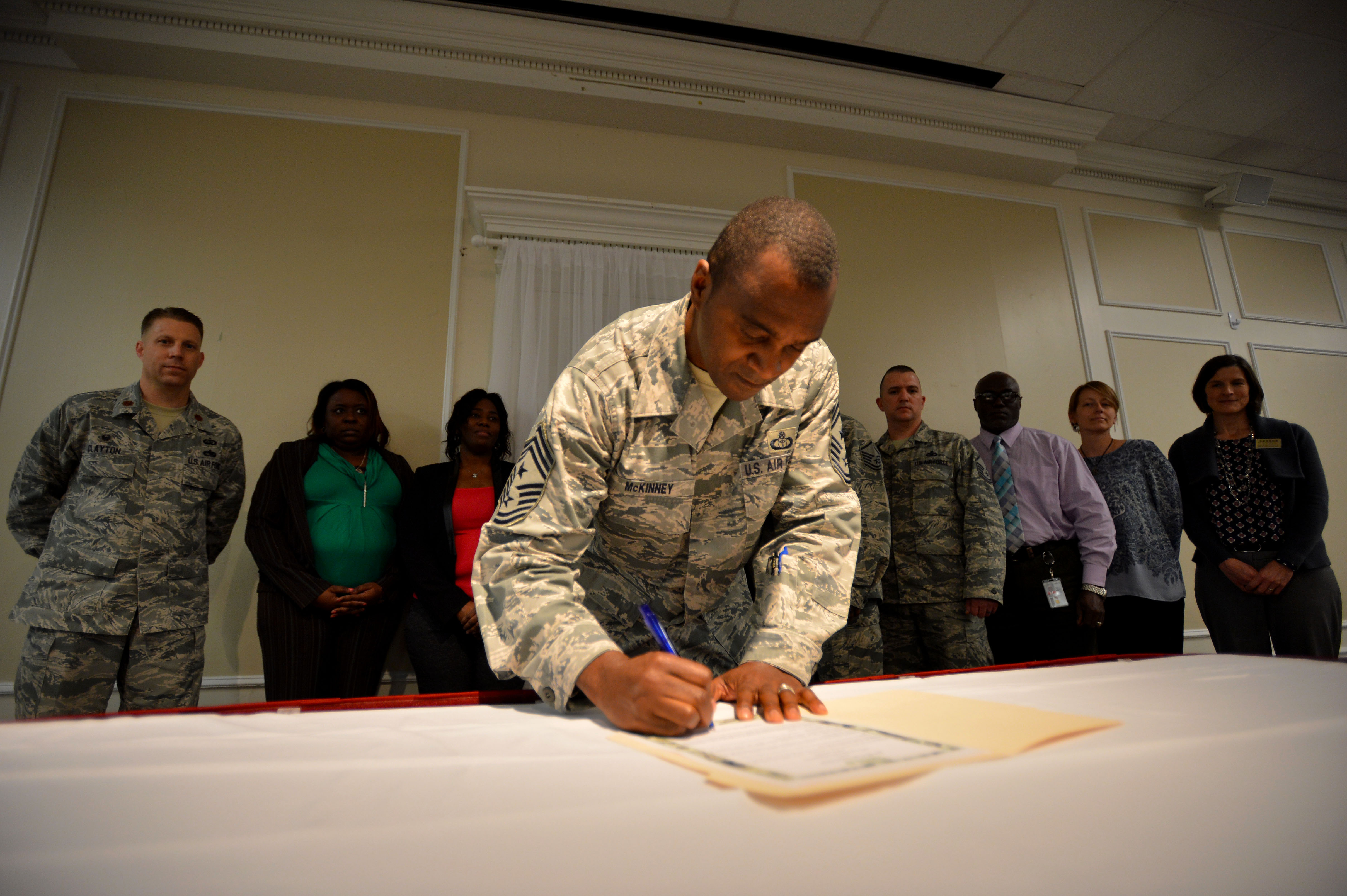 Team Shaw hosts Military Saves Week proclamation signing