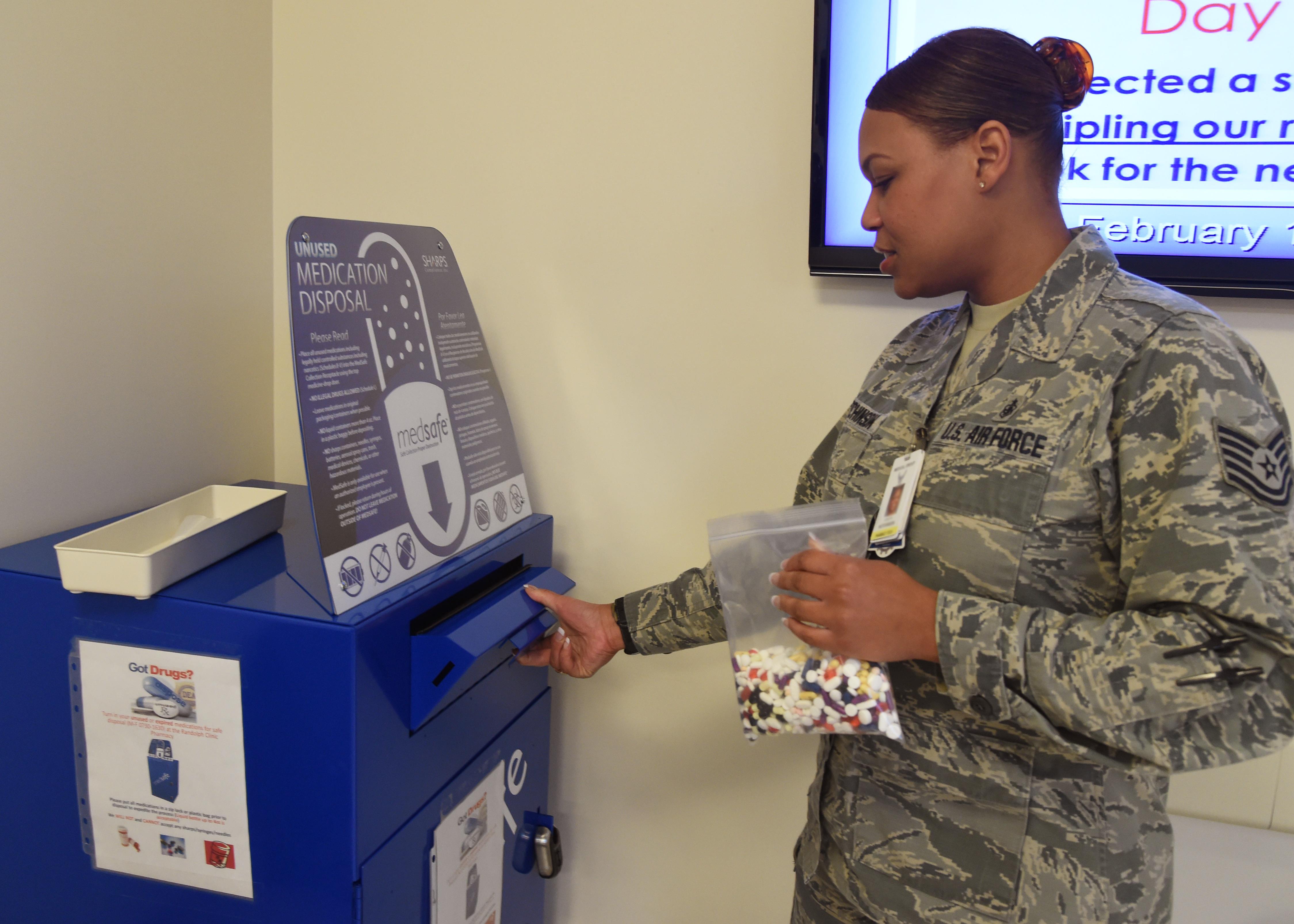 New secure medicine collection cabinet at JBSA-Randolph