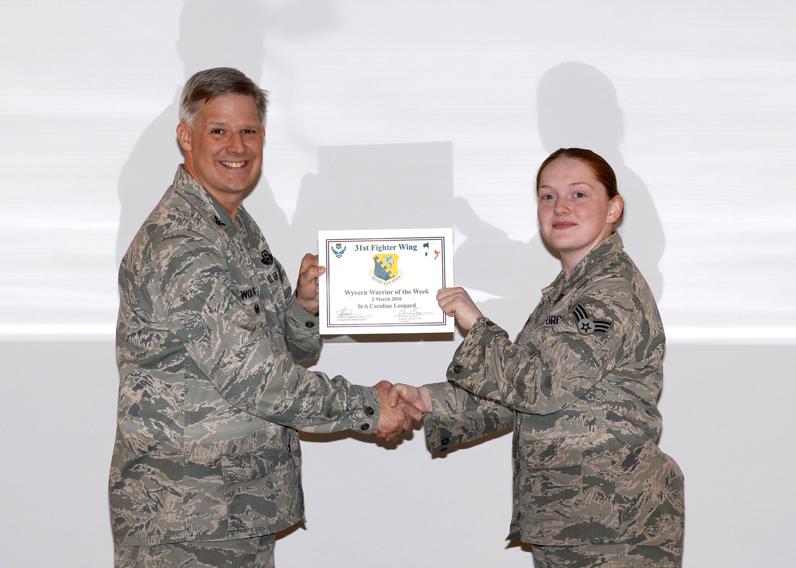 Senior Airman Caroline Leonard