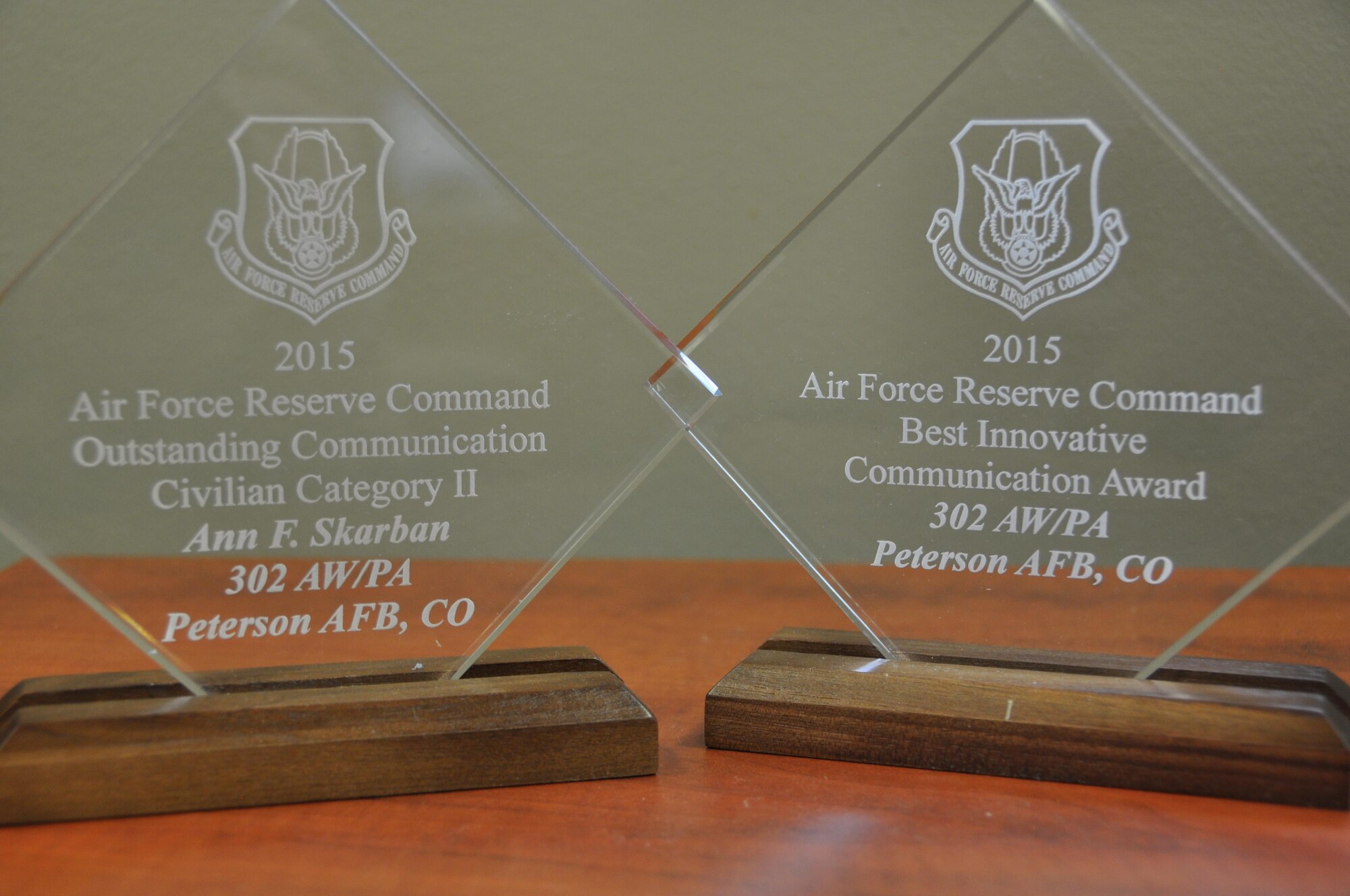 Reserve Wing public affairs team honored for communication excellence ...
