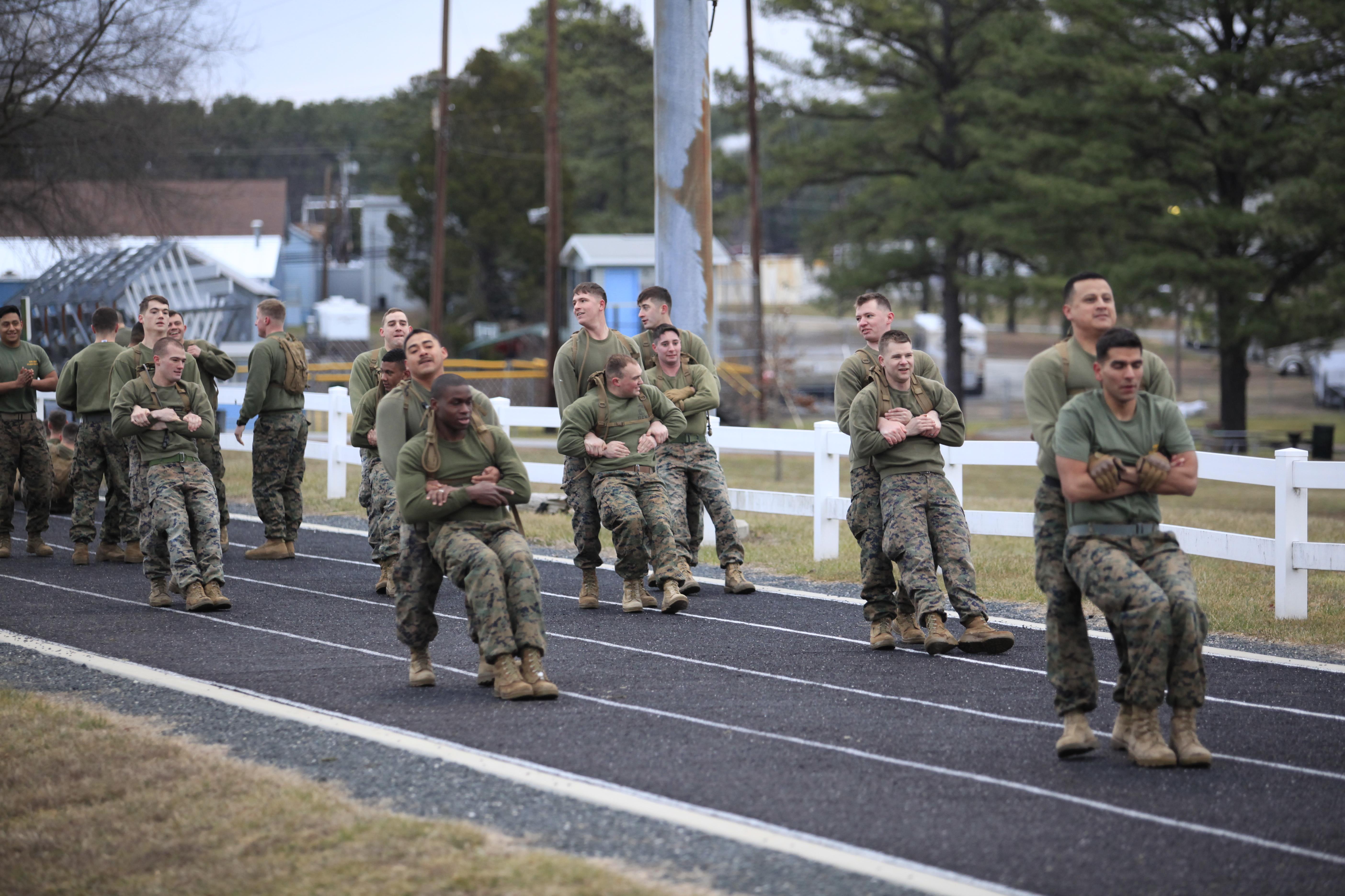 CBIRF Corporals lead battalion PT