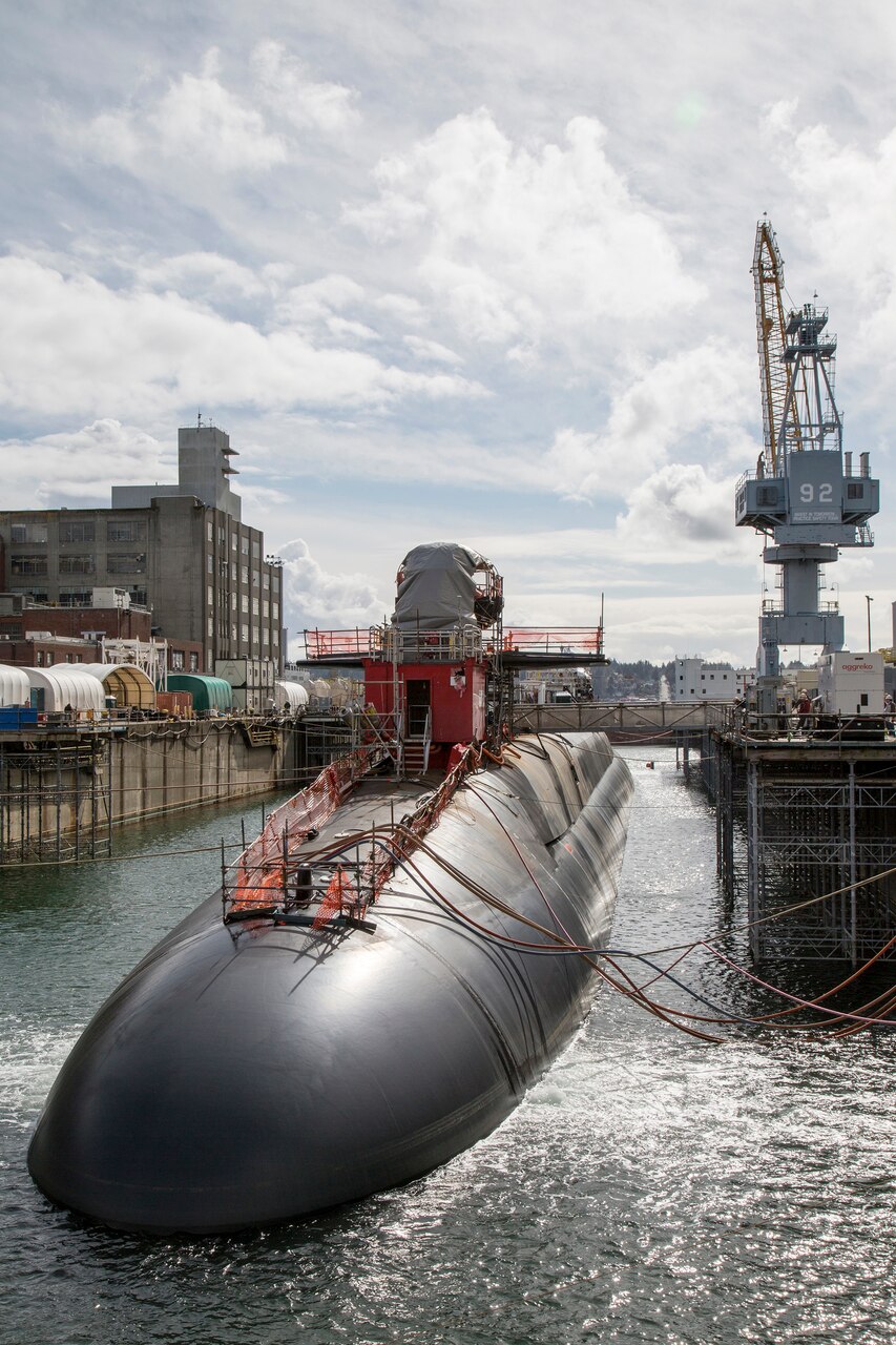 USS Nebraska Undocks, Moves Toward Finish of ERO > United States Navy ...