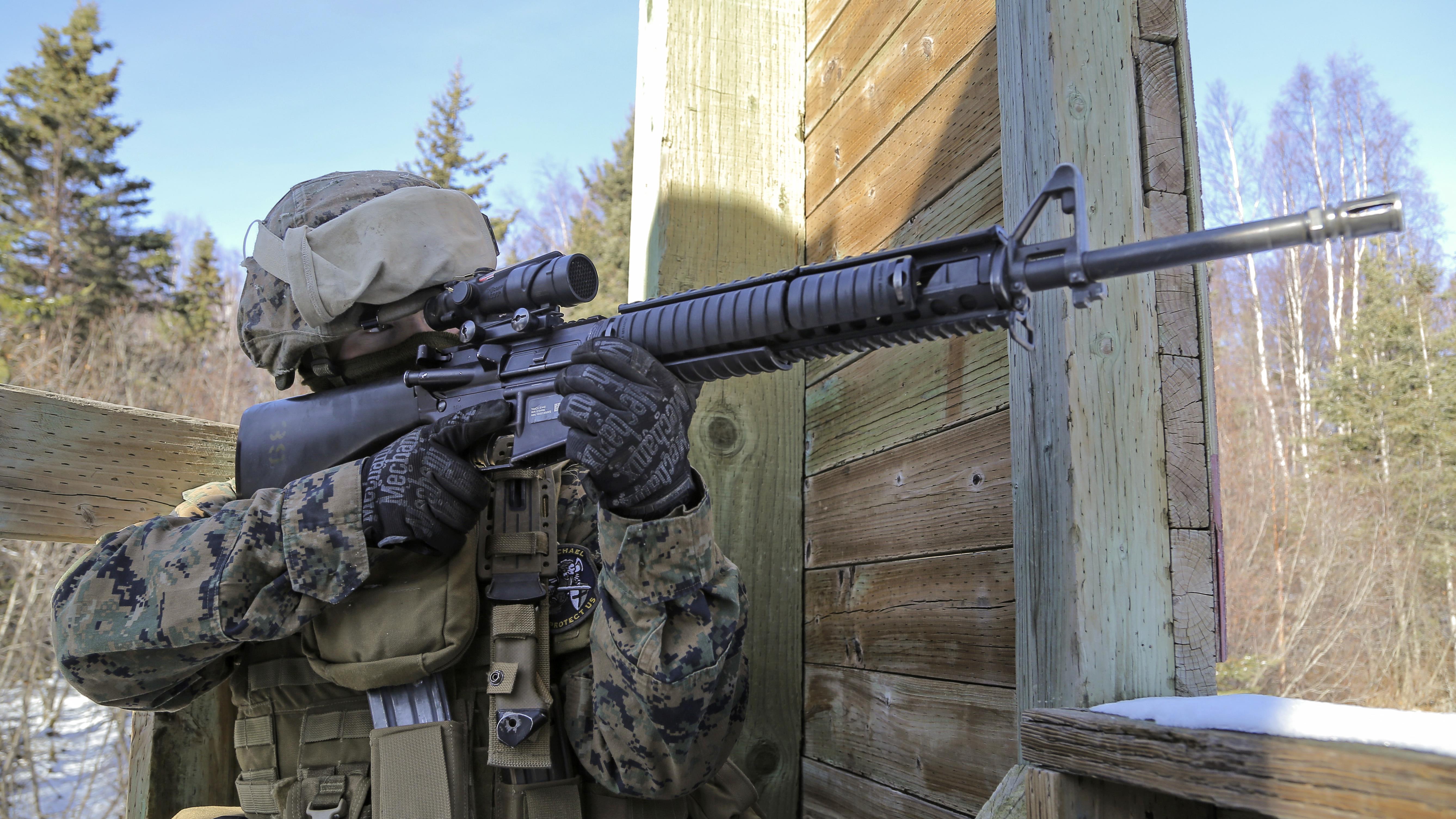 Alaskan Marines conduct urban operations training