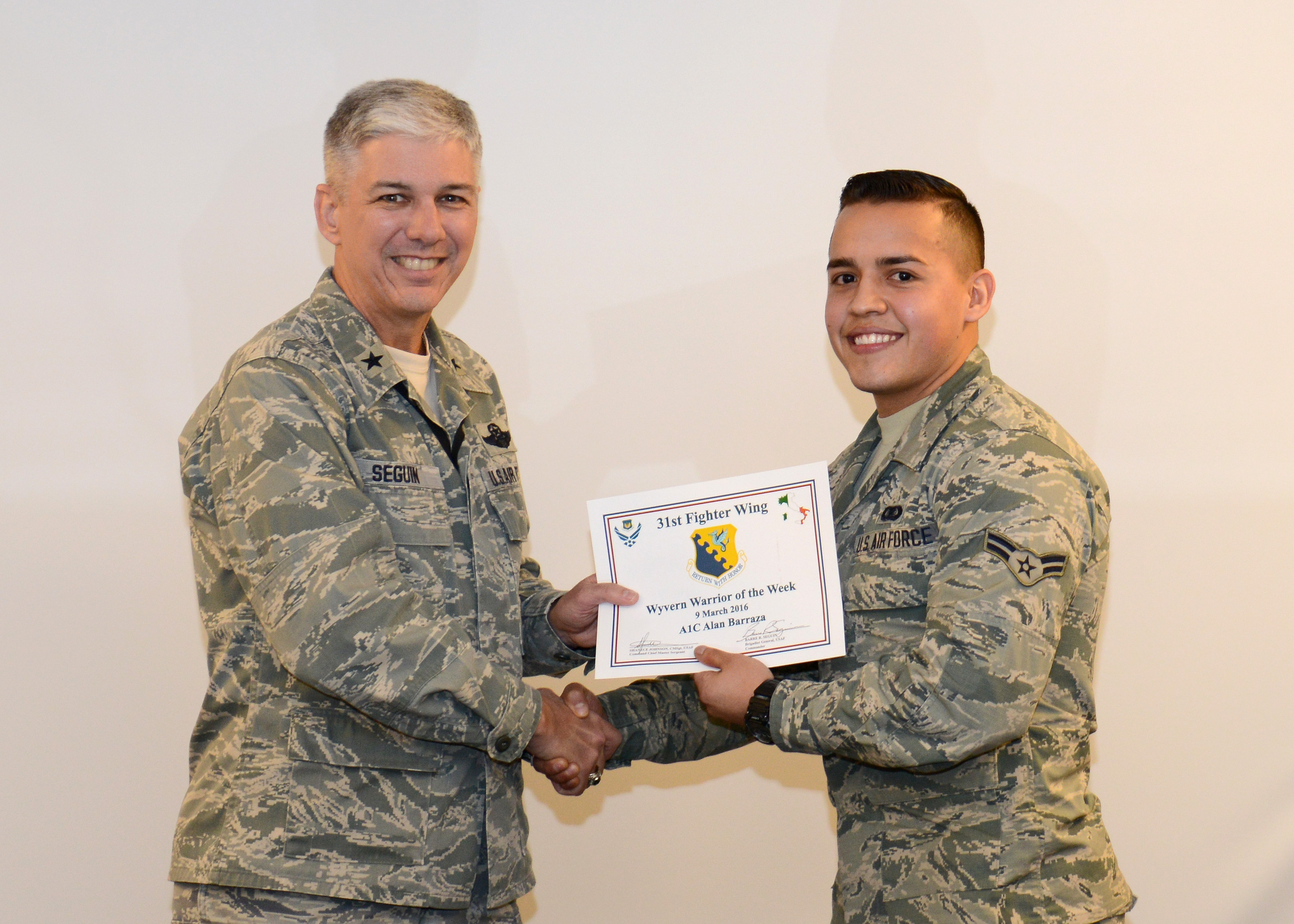 Airman 1st Class Alan Barraza