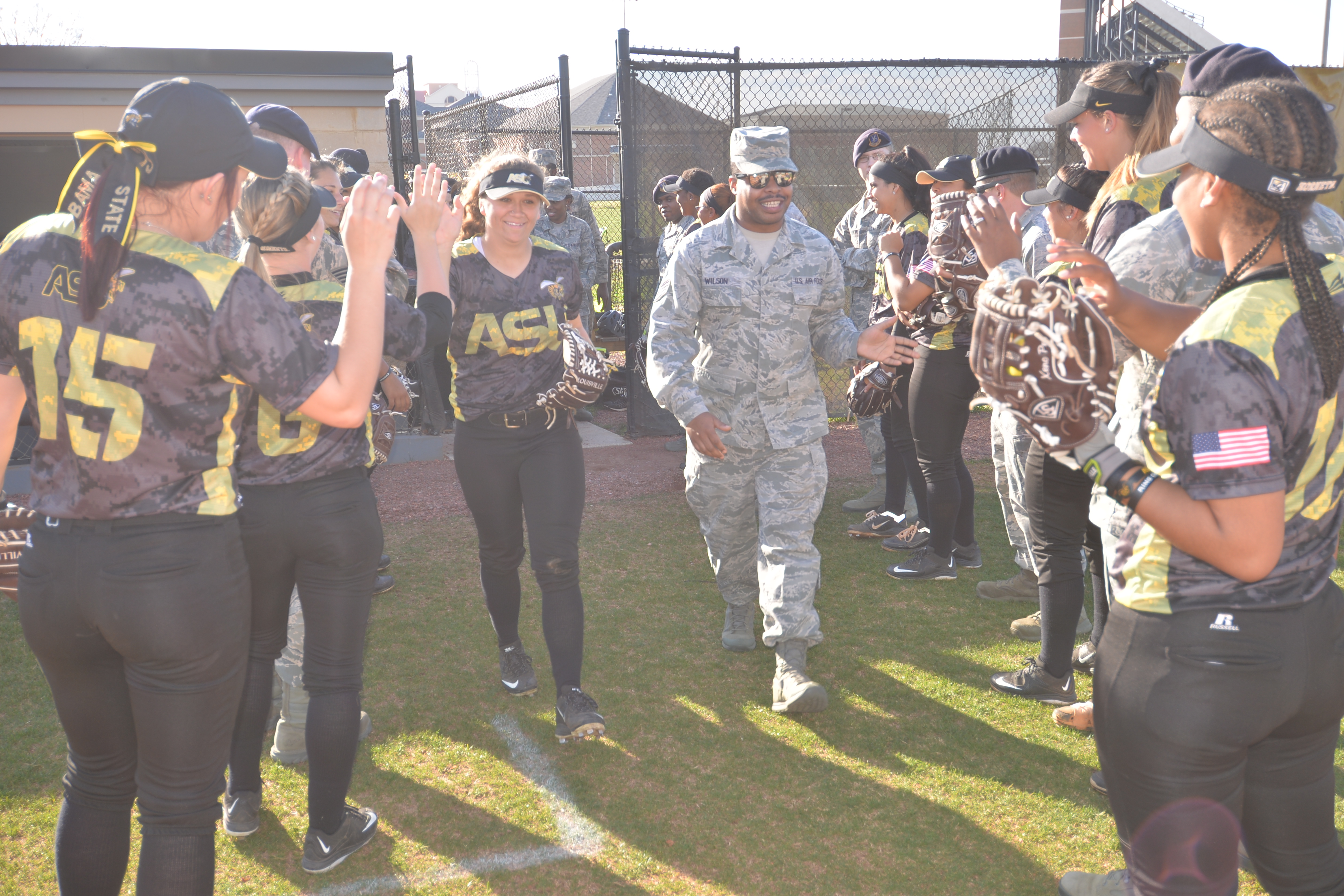 Alabama State University military appreciation game 2016