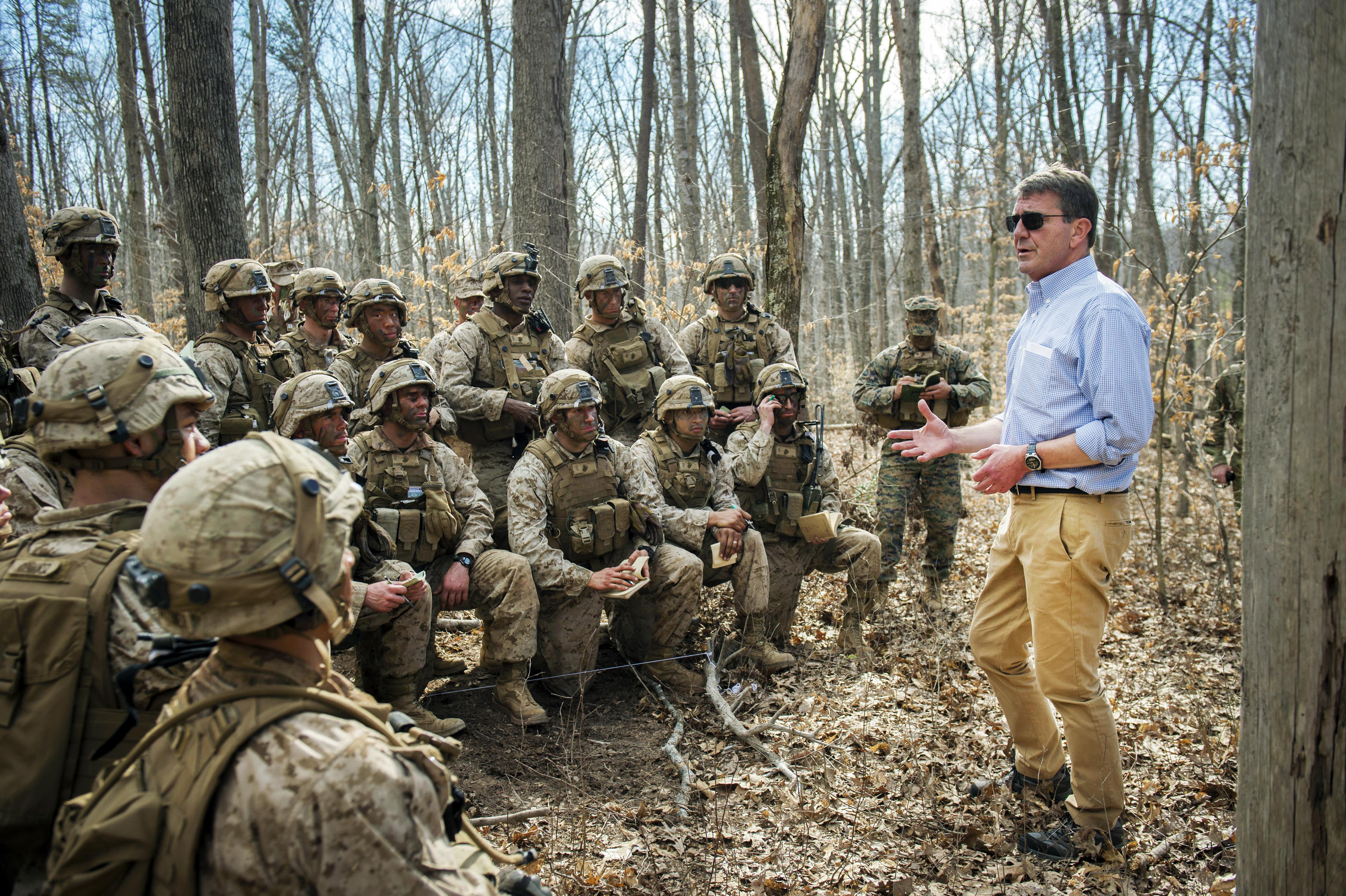 Meeting Marines