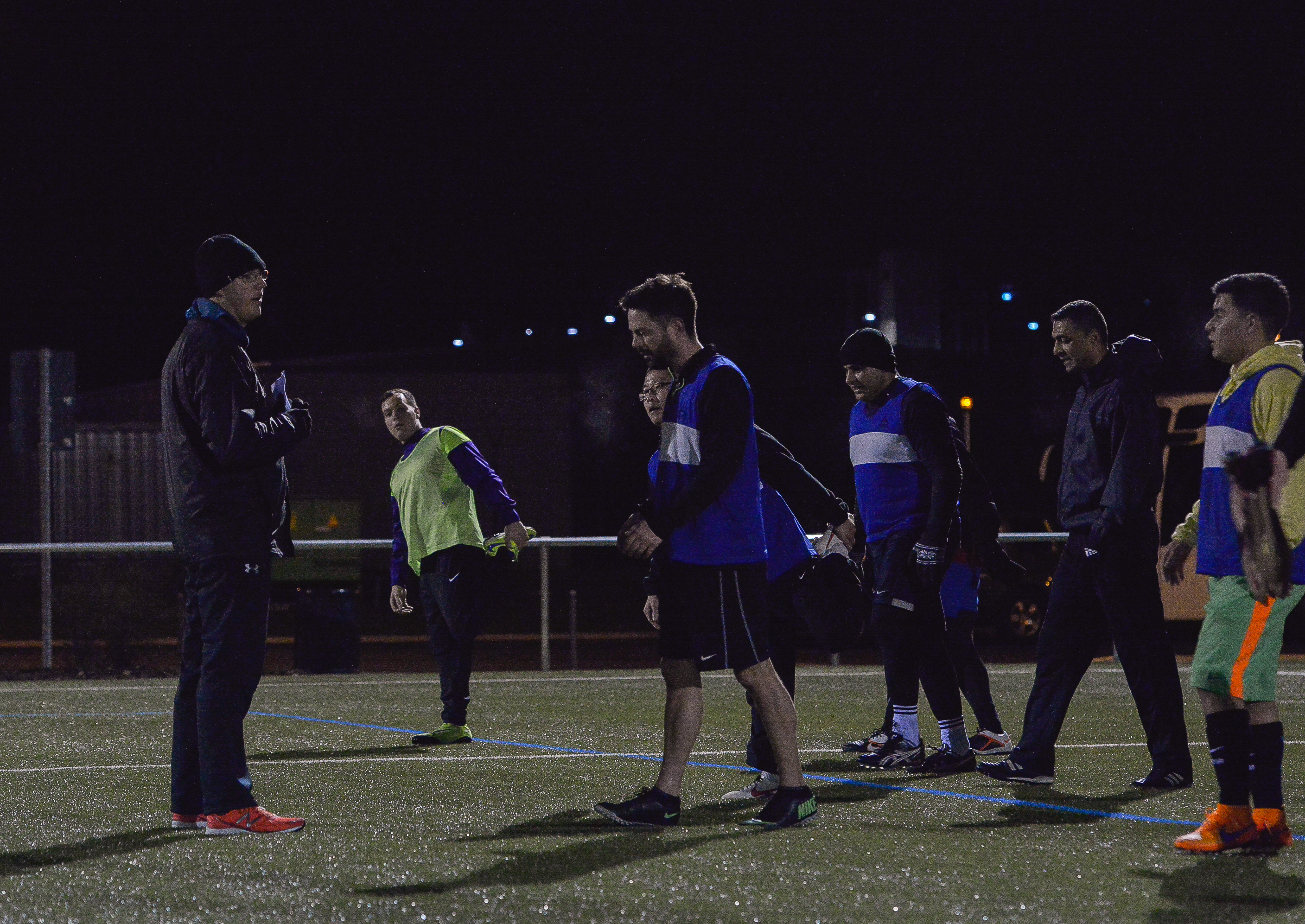 A day in a training session with new AF soccer team coach