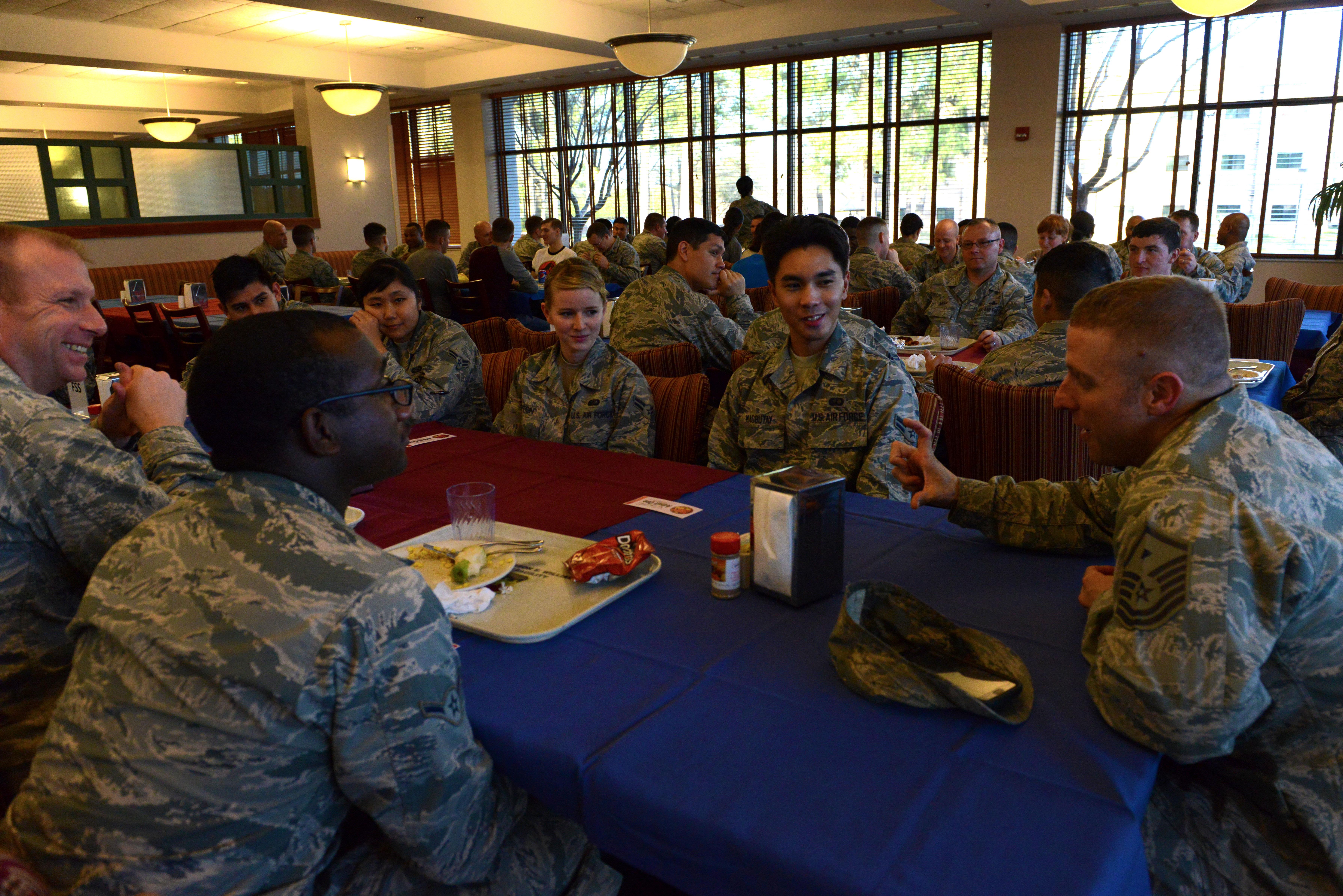 Team Shaw leadership dines with junior enlisted > Shaw Air Force Base ...