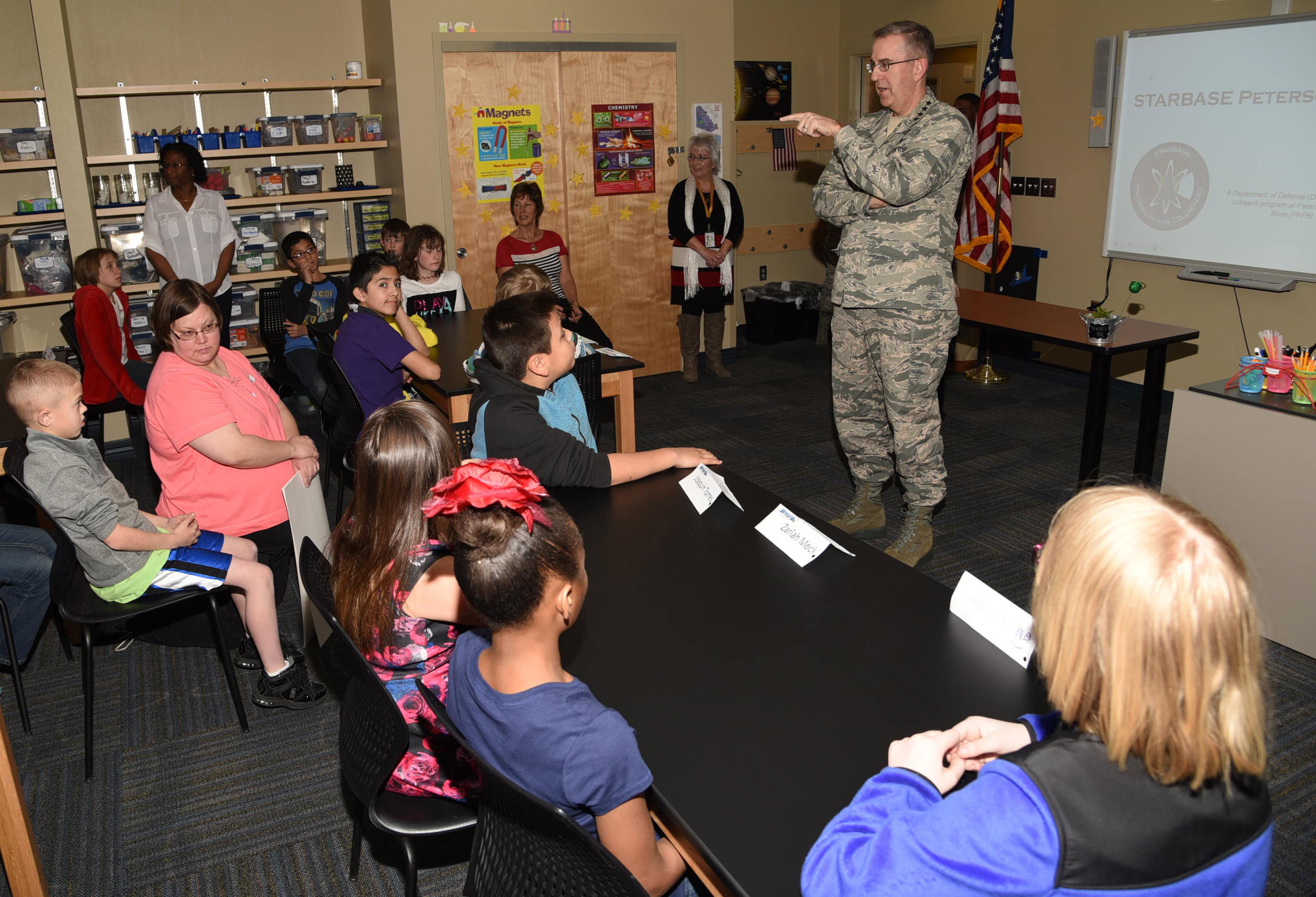 AFSPC Commander visits STARBASE Academy > Peterson and Schriever Space ...
