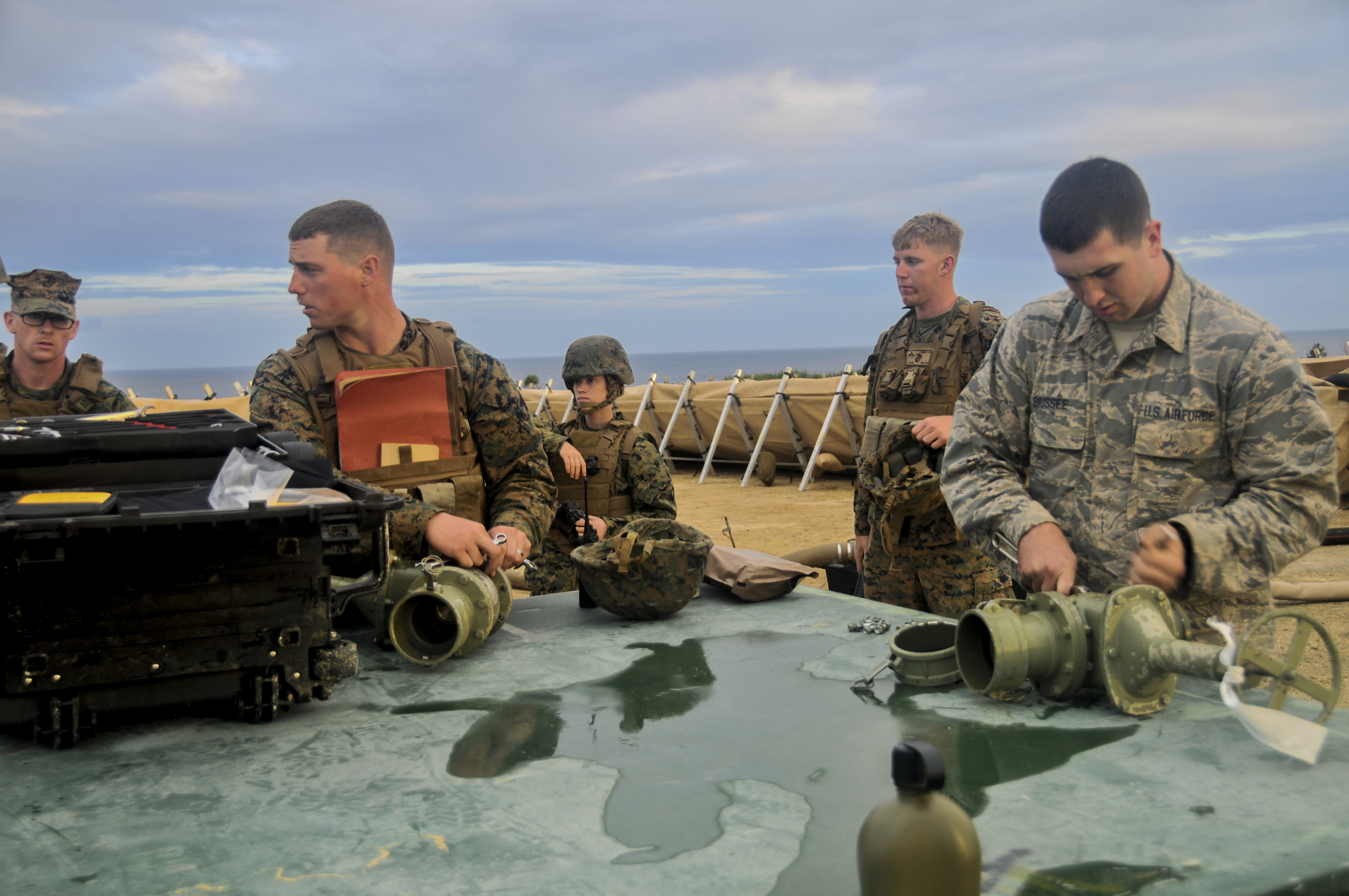Marines, Airmen complete field operation on Ie Shima