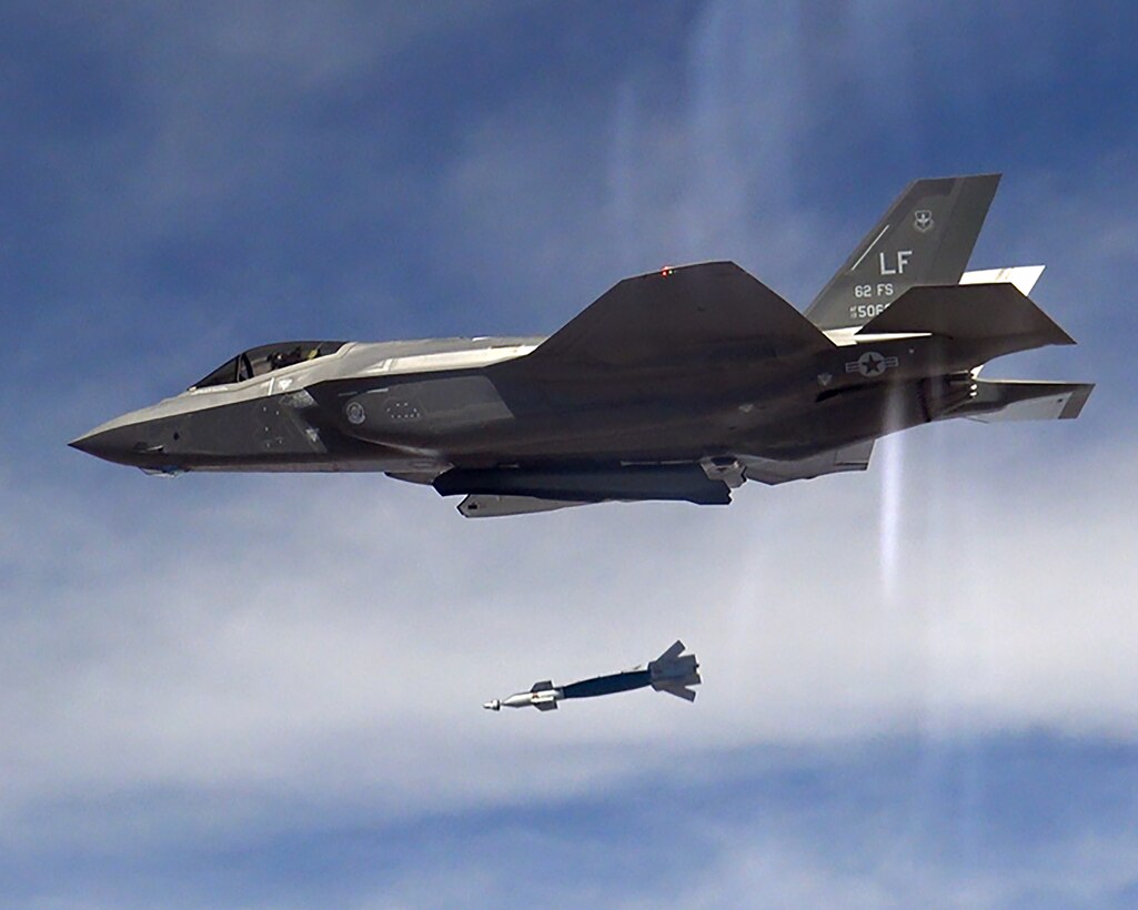 Luke F-35s drop first weapons