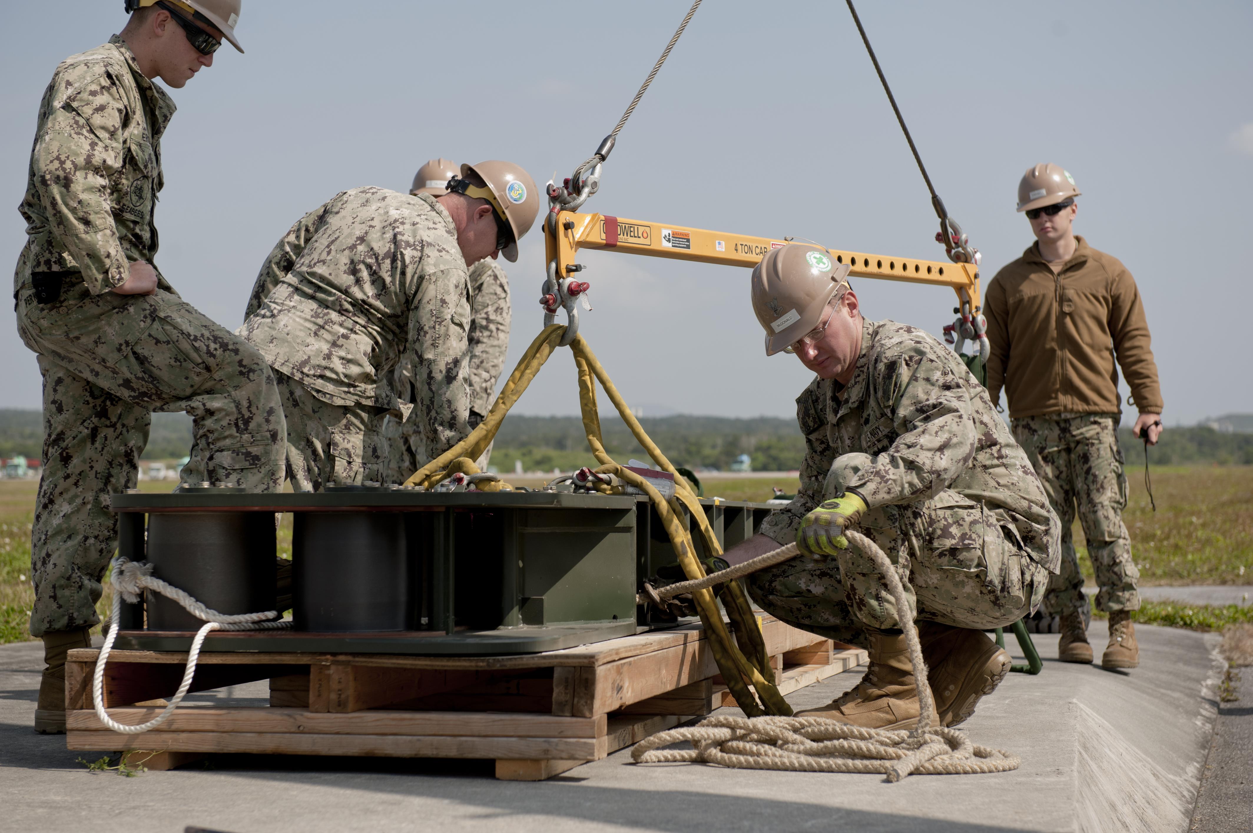 Air Force, Navy and Marine Corps engineer teams replace aircraft ...