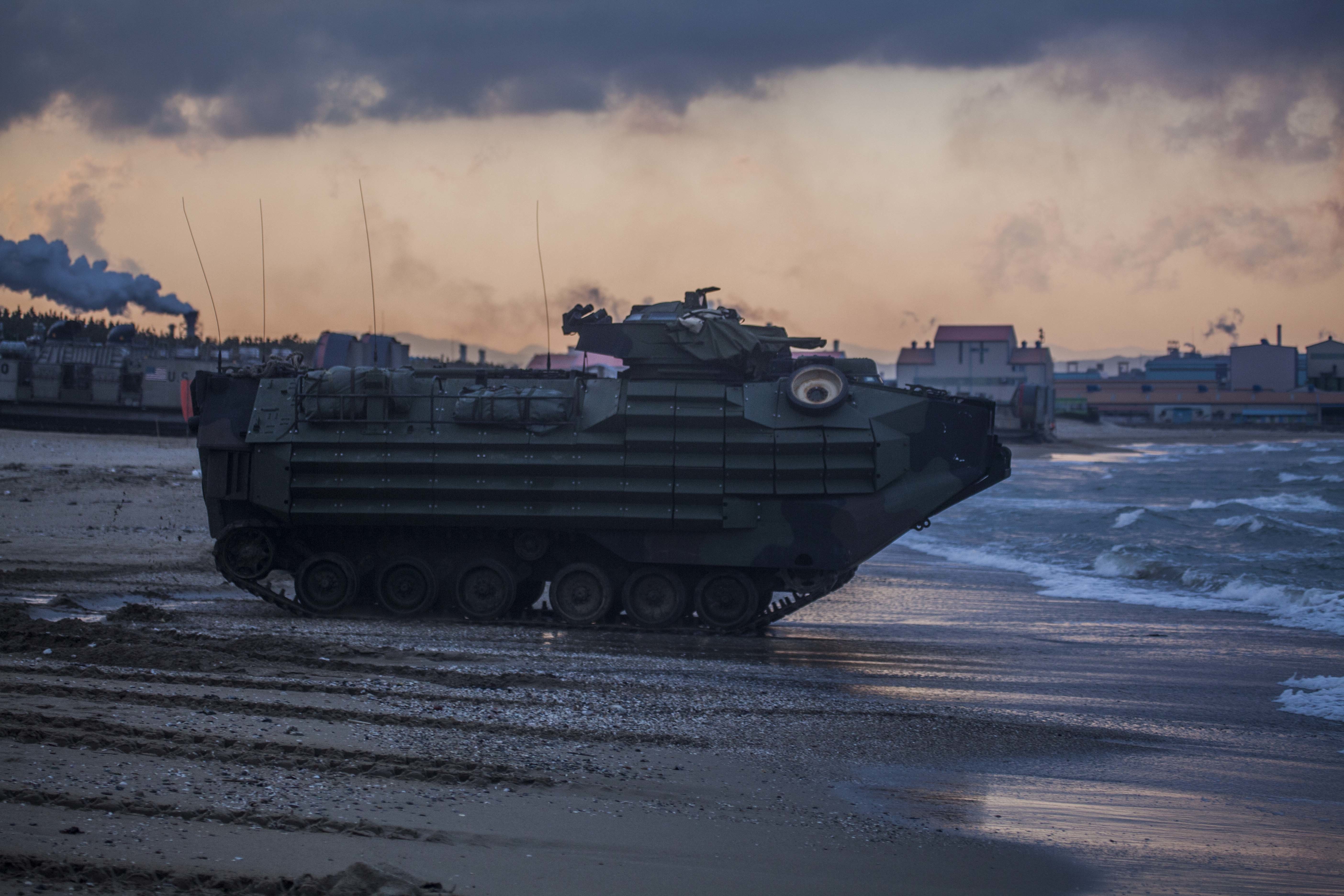 Amphibious Assault Rehearsal during Ssang Yong 16