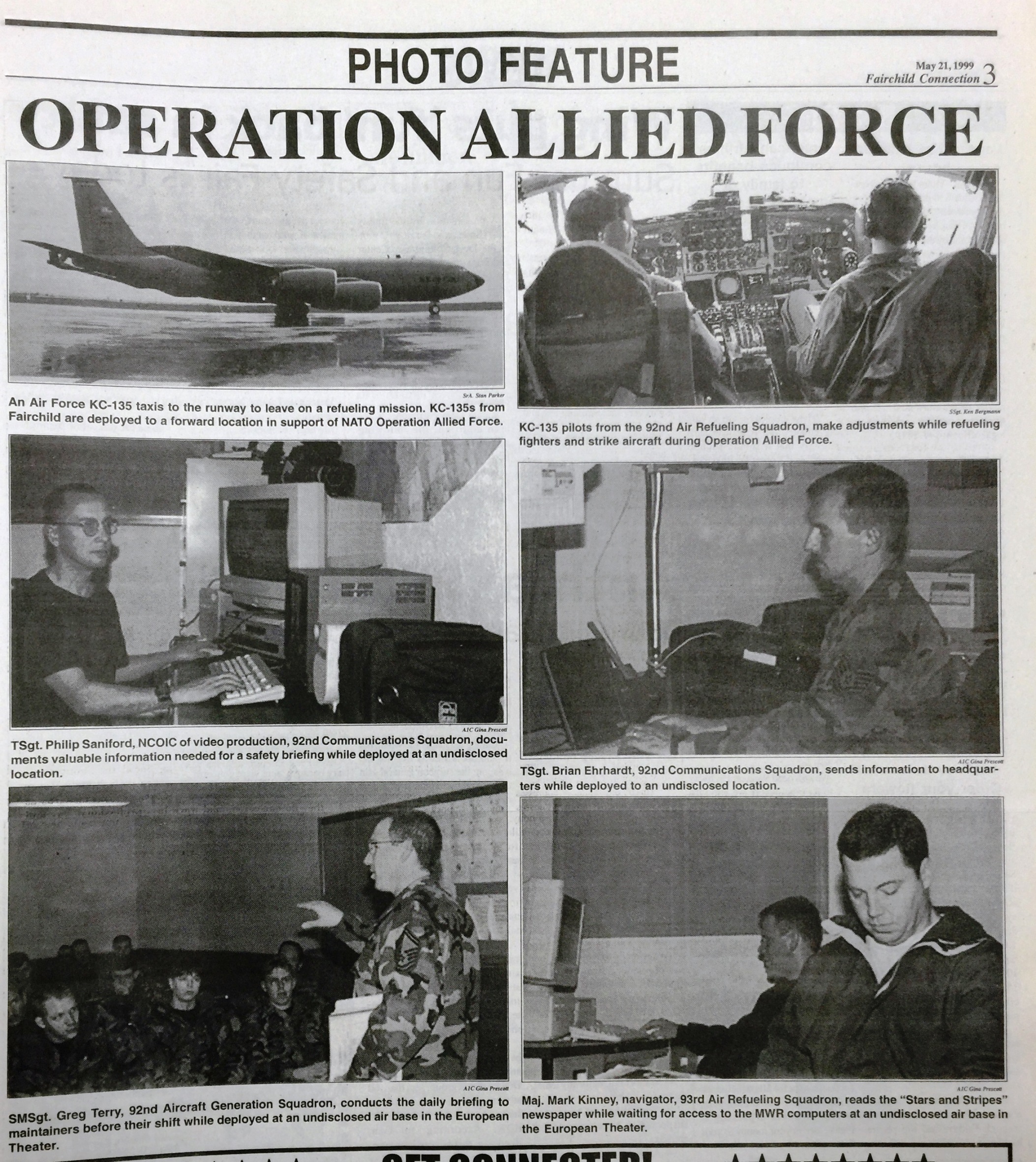 The 92 ARW, Total Force Teamwork in Operation Allied Force > Fairchild ...