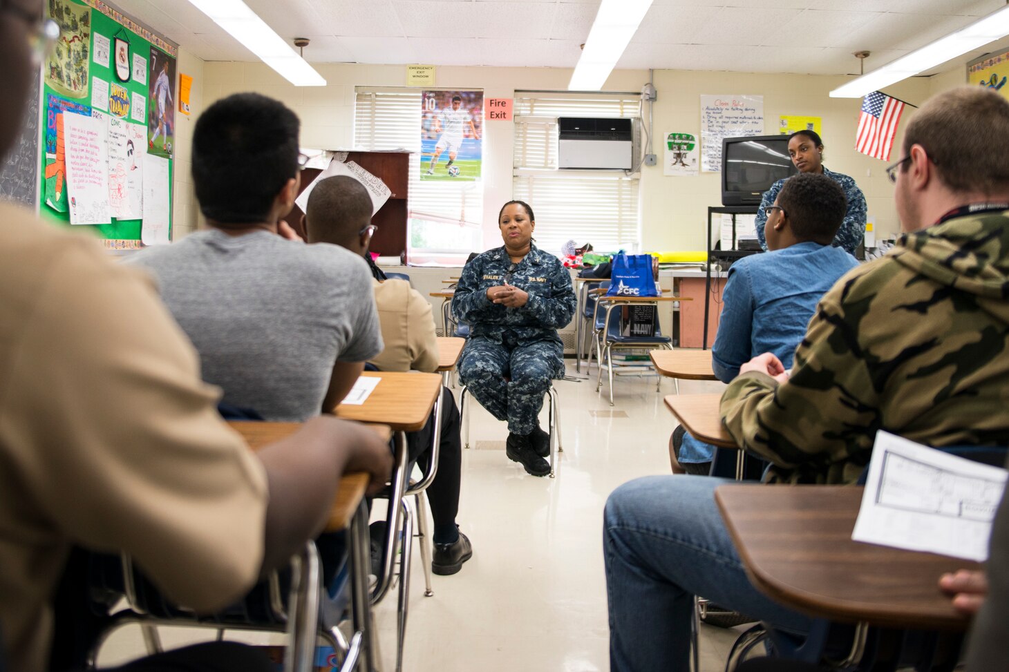 NSAB Sailors Reach Out to Local High School Students > United States ...