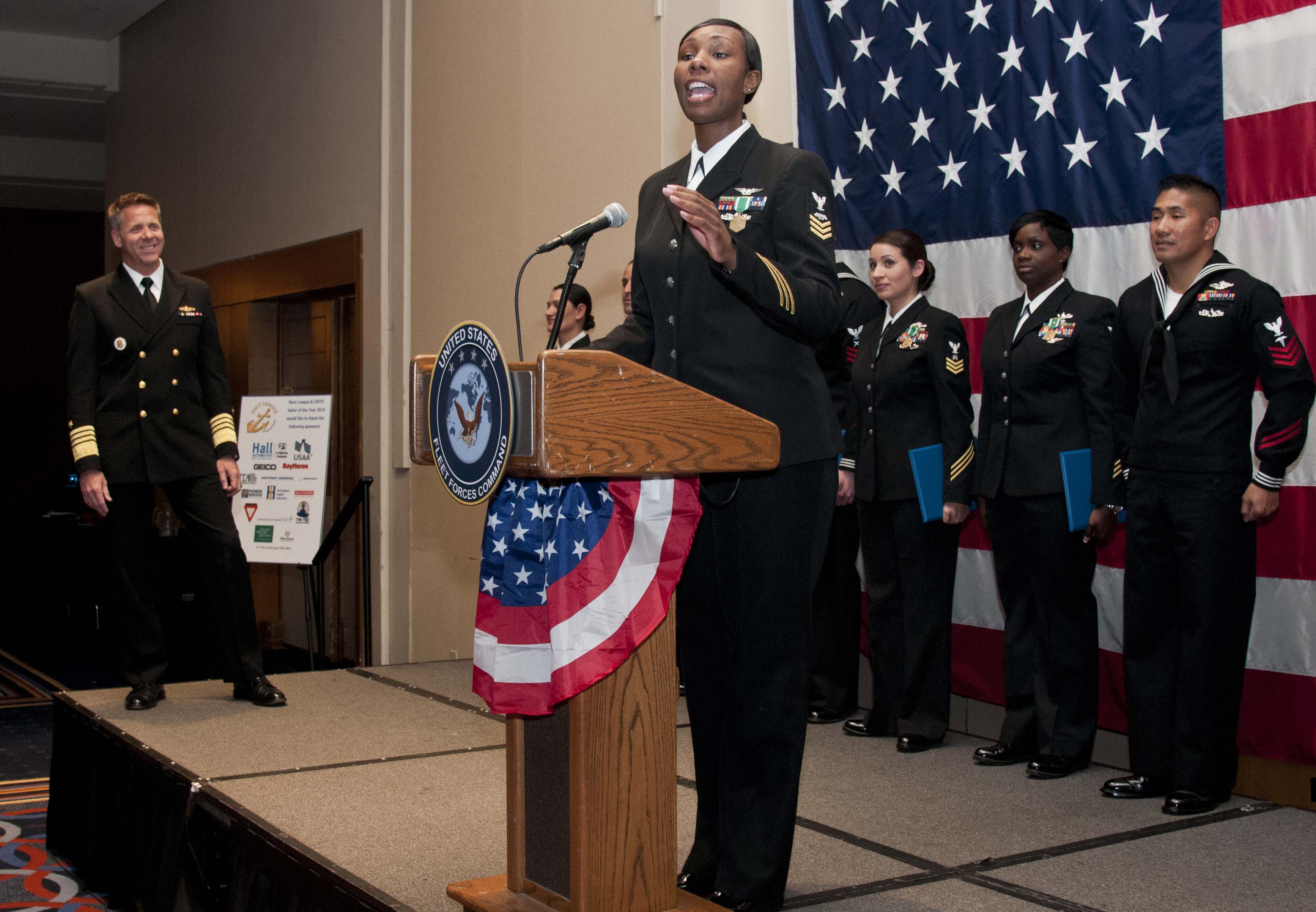 USFF Announces 2015 Fleet Sea, Shore Sailors of Year > United States ...