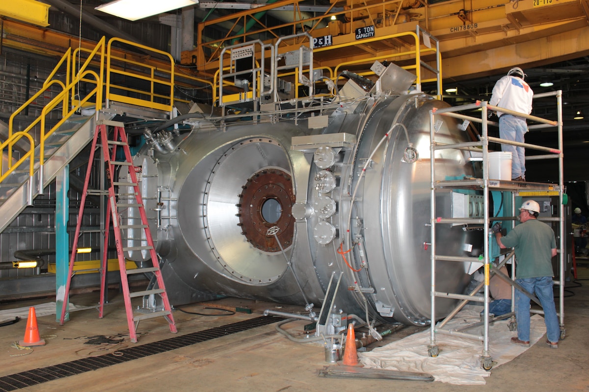 AEDC arc heater undergoing significant upgrades in support of advanced ...