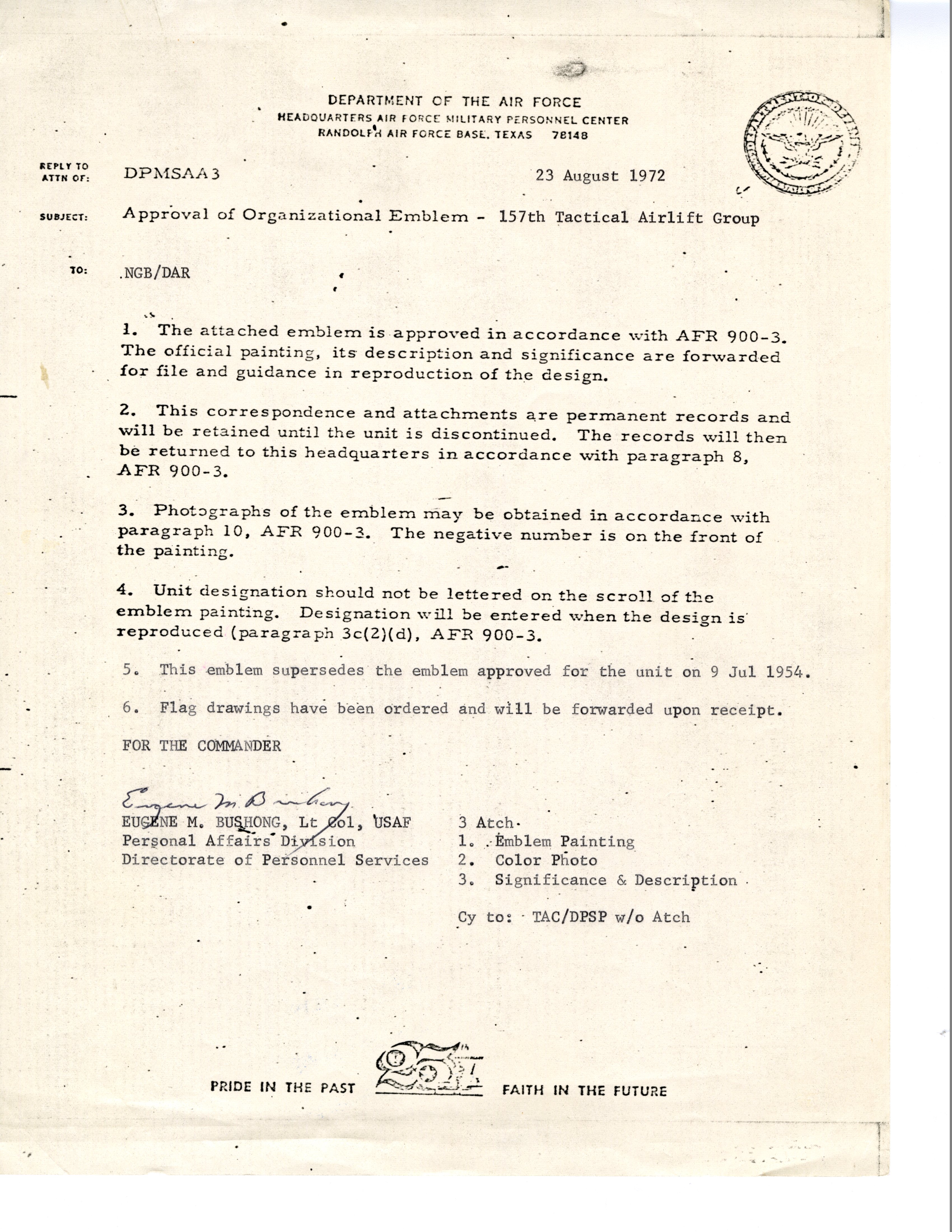 The history behind the wing shield > 157th Air Refueling Wing > Article ...