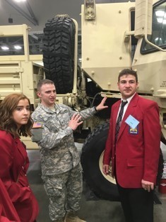 758th OD Co Skills USA Recruiting Event