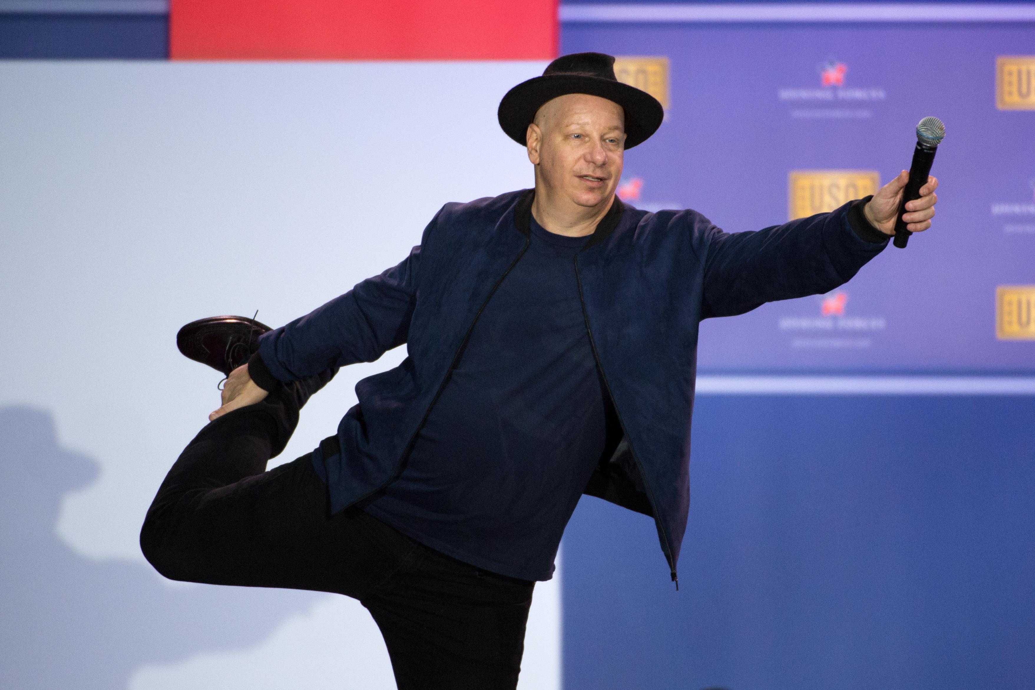 Jeff Ross Performs During the Comedy Show