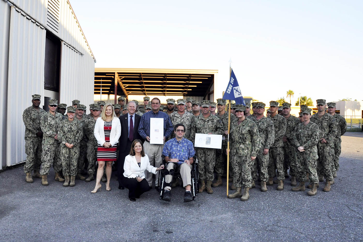 CBMU 202 Seabees Commended for Support to Disabled Vet > Seabee ...