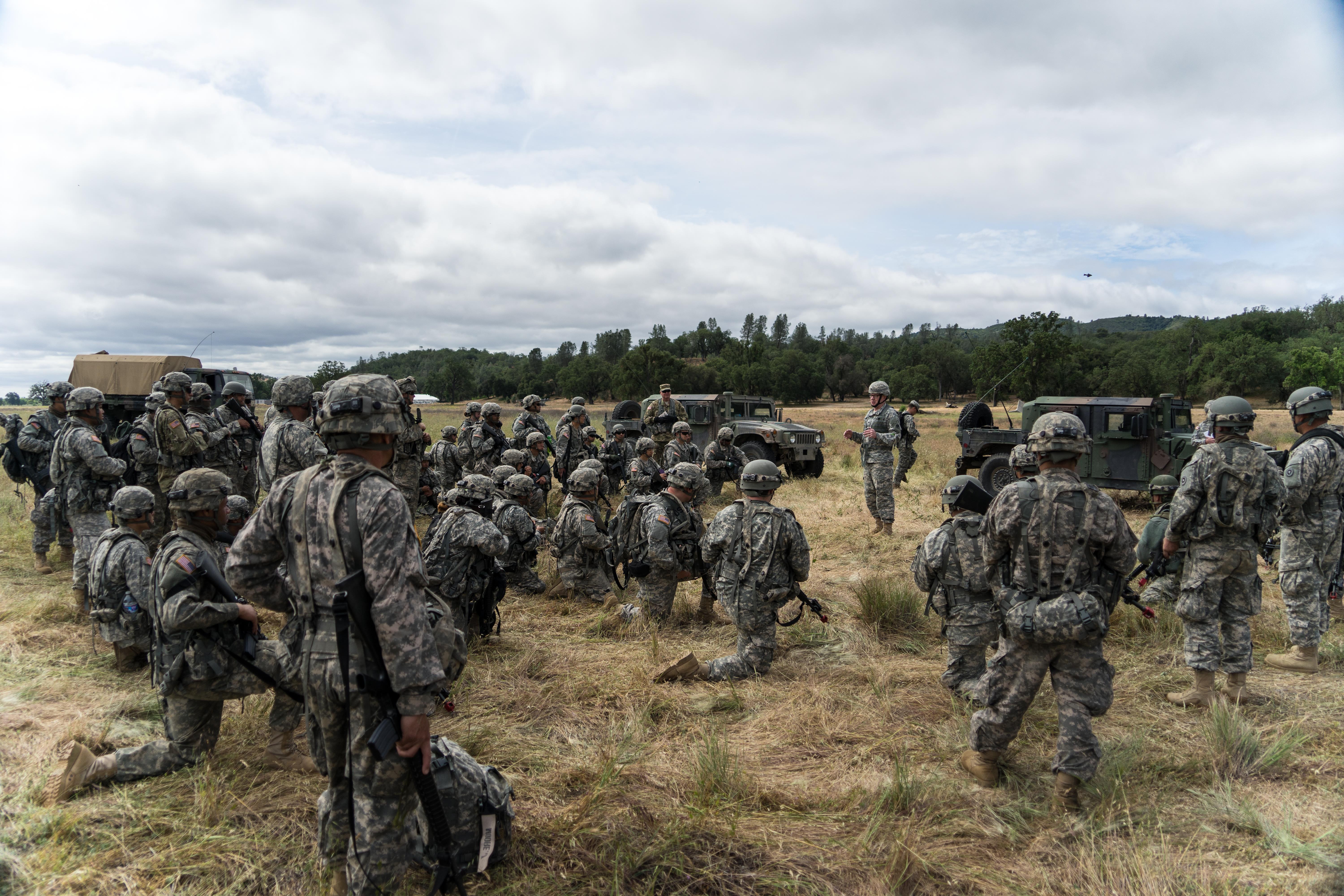 Army Reserve Transportation Soldiers practice Warfighting skills