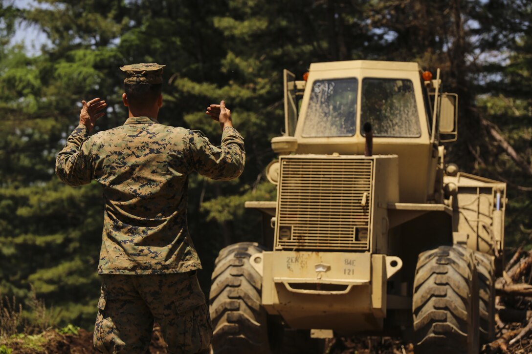 How Marines move dirt