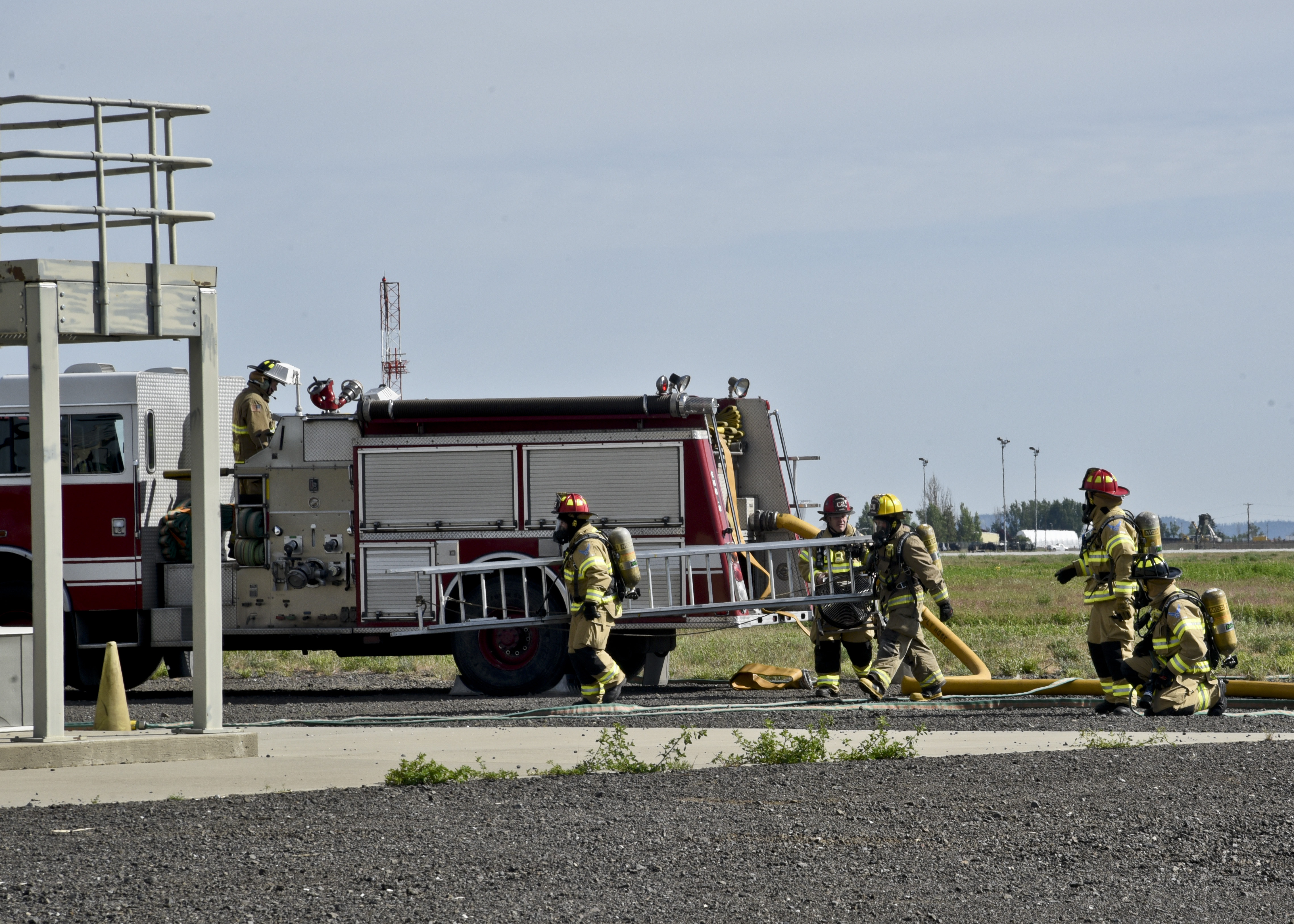 Fairchild civil engineers hold multi-agency aircraft response exercise ...