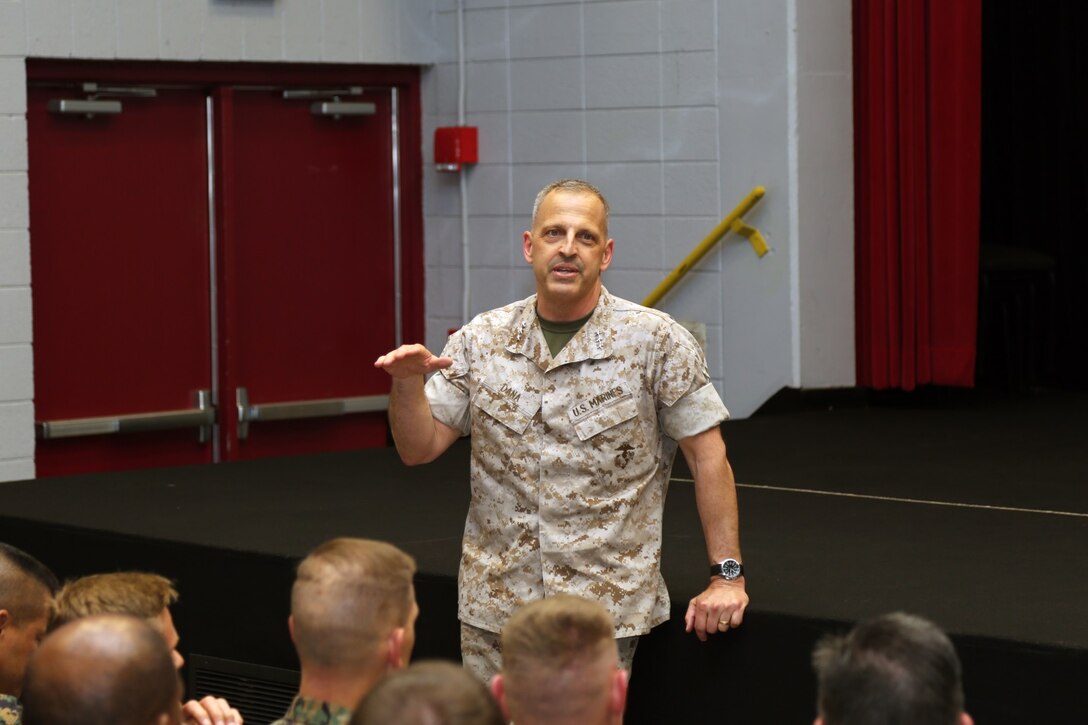 Lieutenant General (LtGen) Michael G. Dana Conducts Town Hall