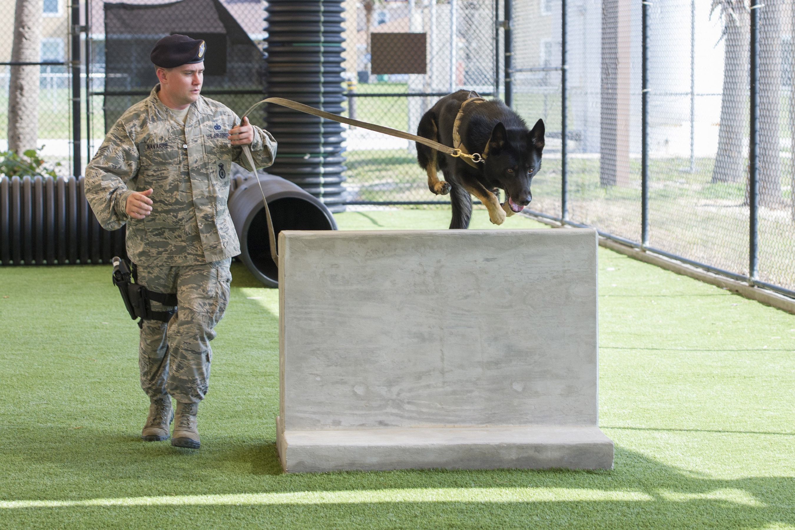 45th SFS unveils new military working dog obedience yard