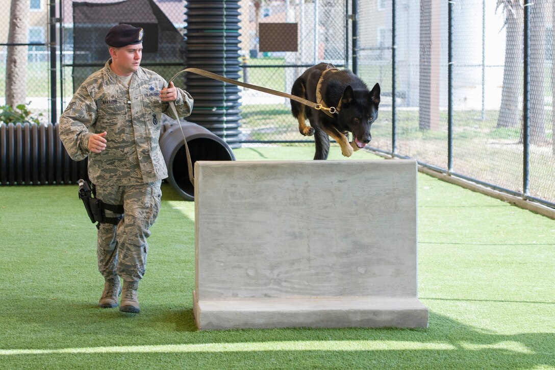 45th SFS unveils new military working dog obedience yard