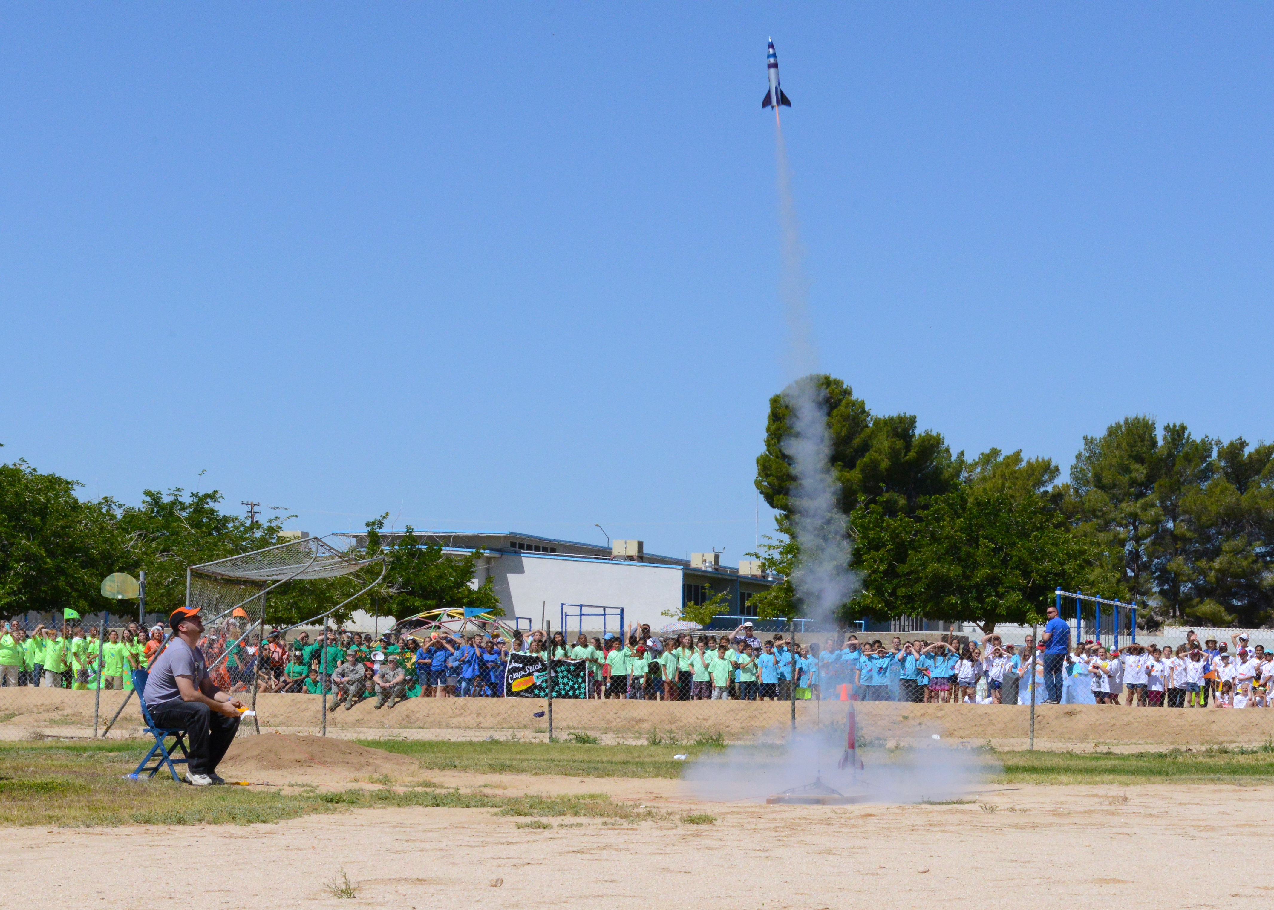 Rocket launches ignite cheers from Branch Elementary students > Edwards ...