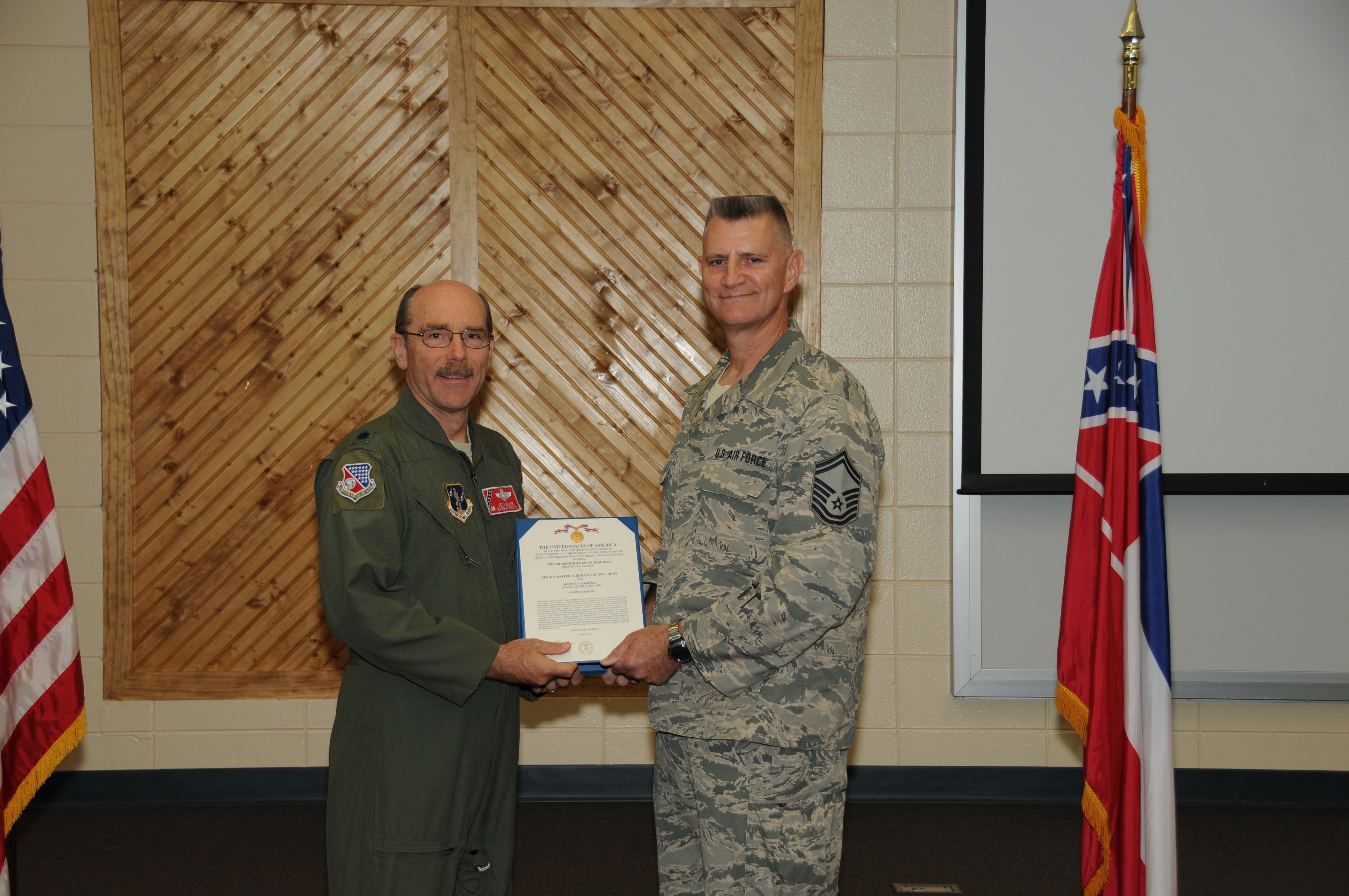 Senior Master Sgt. Dunn Retires