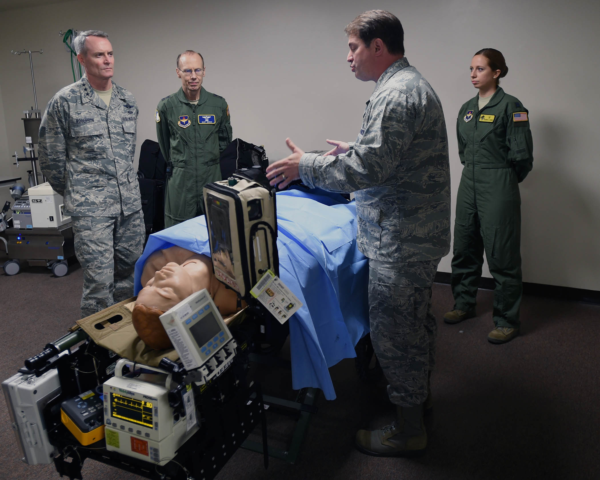 Roberson impressed by 59th MDW warrior medics