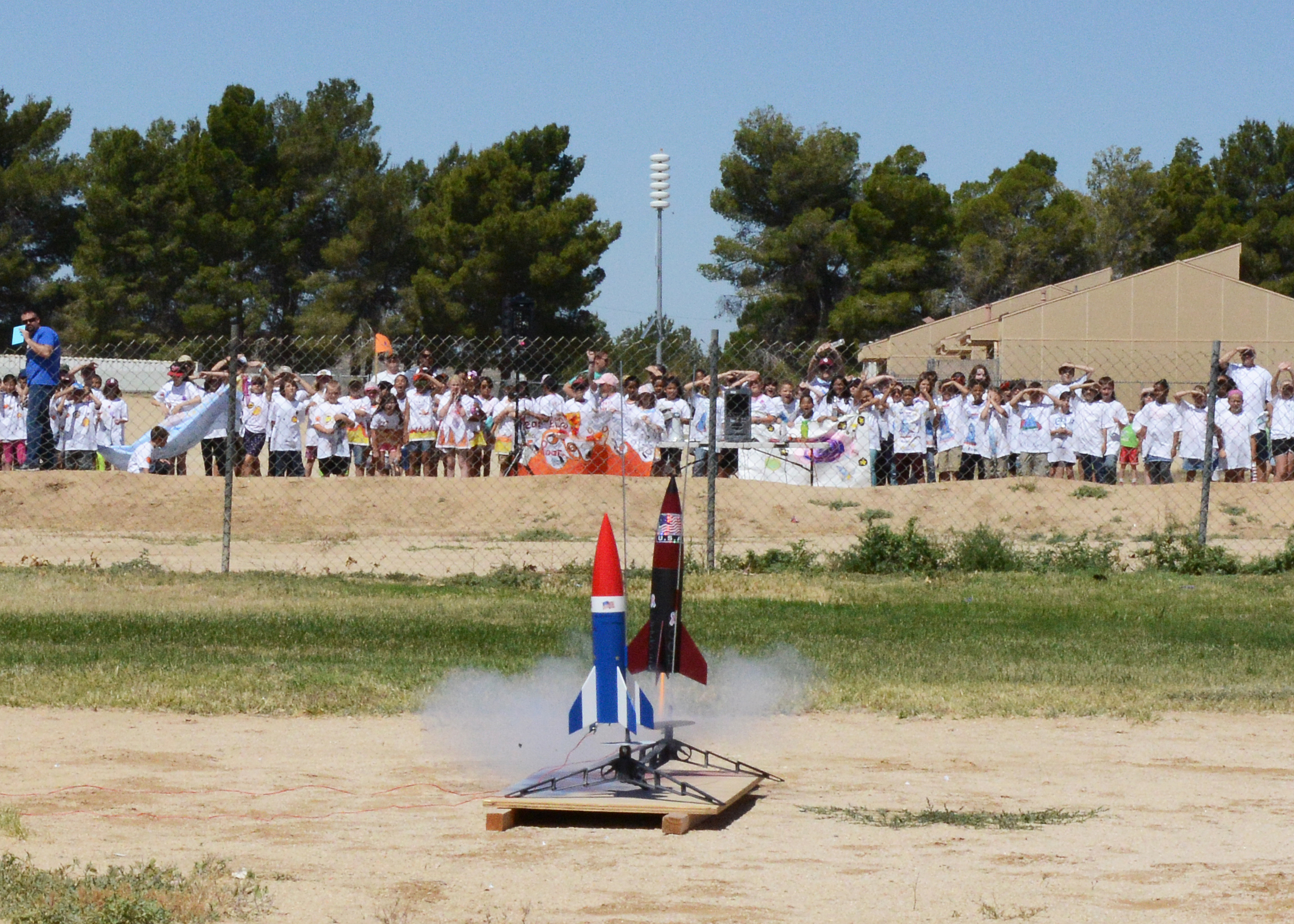 Rocket launches ignite cheers from Branch Elementary students > Edwards ...