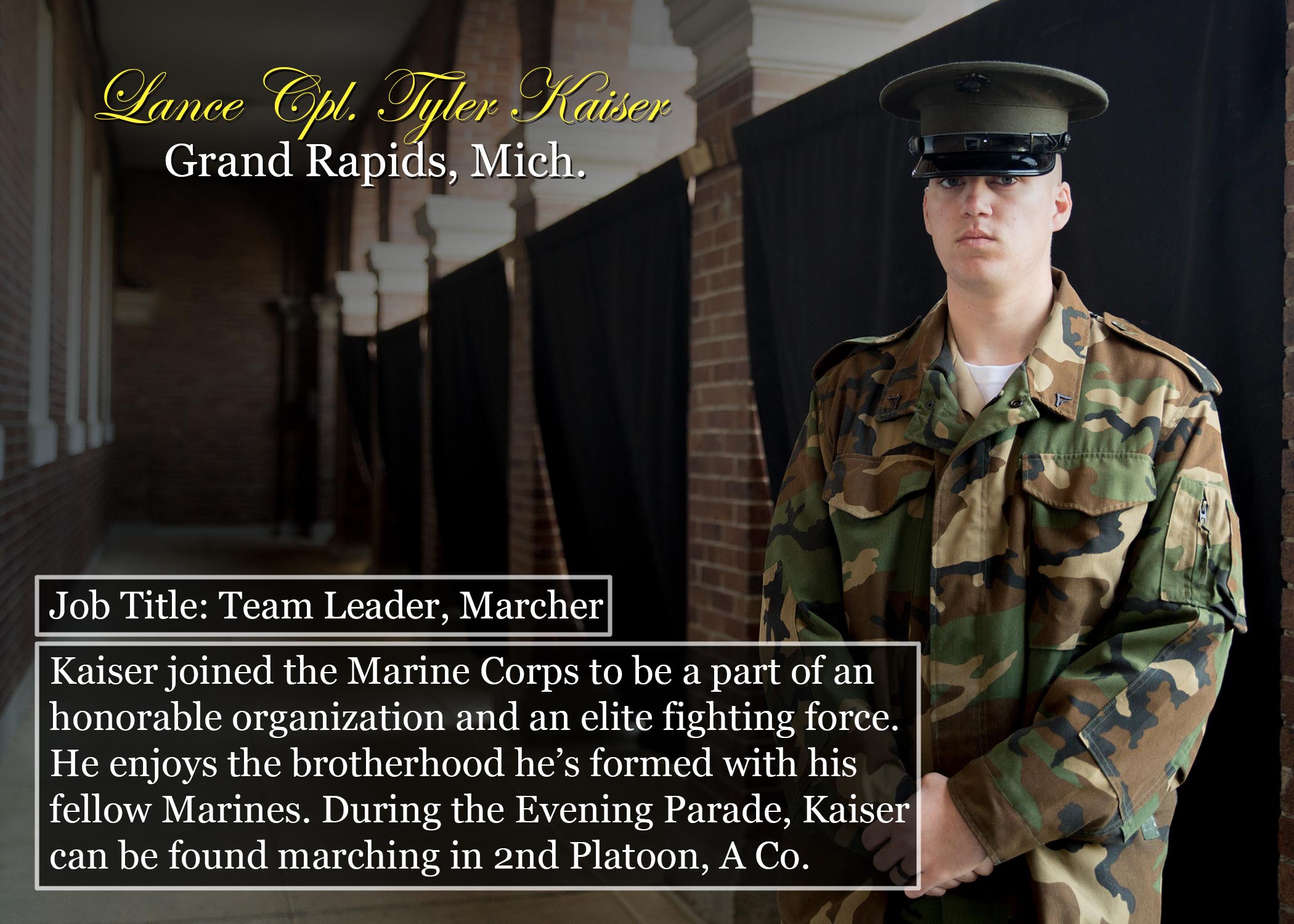 Lance Cpl. Tyler Kaiser