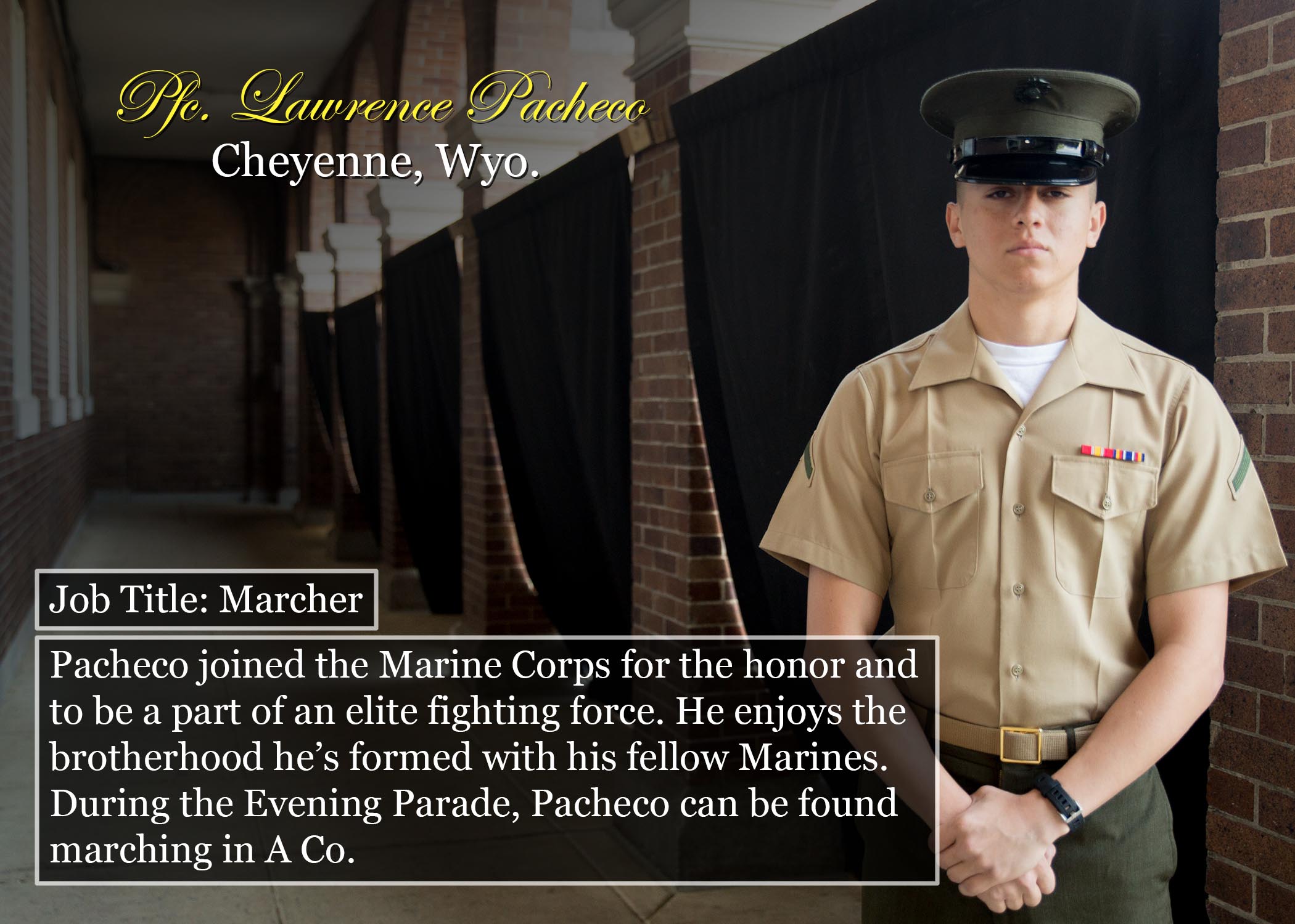 Pfc. Lawrence Pacheco
