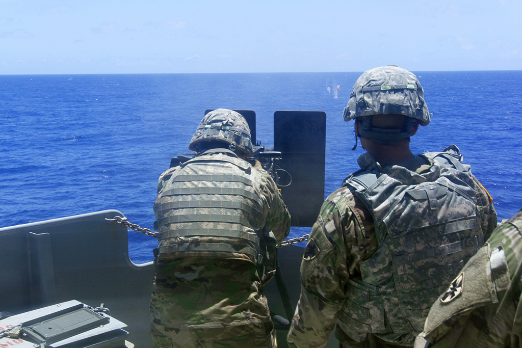 Army Mariners Conduct Weapons Training at Sea > U.S. Indo-Pacific ...