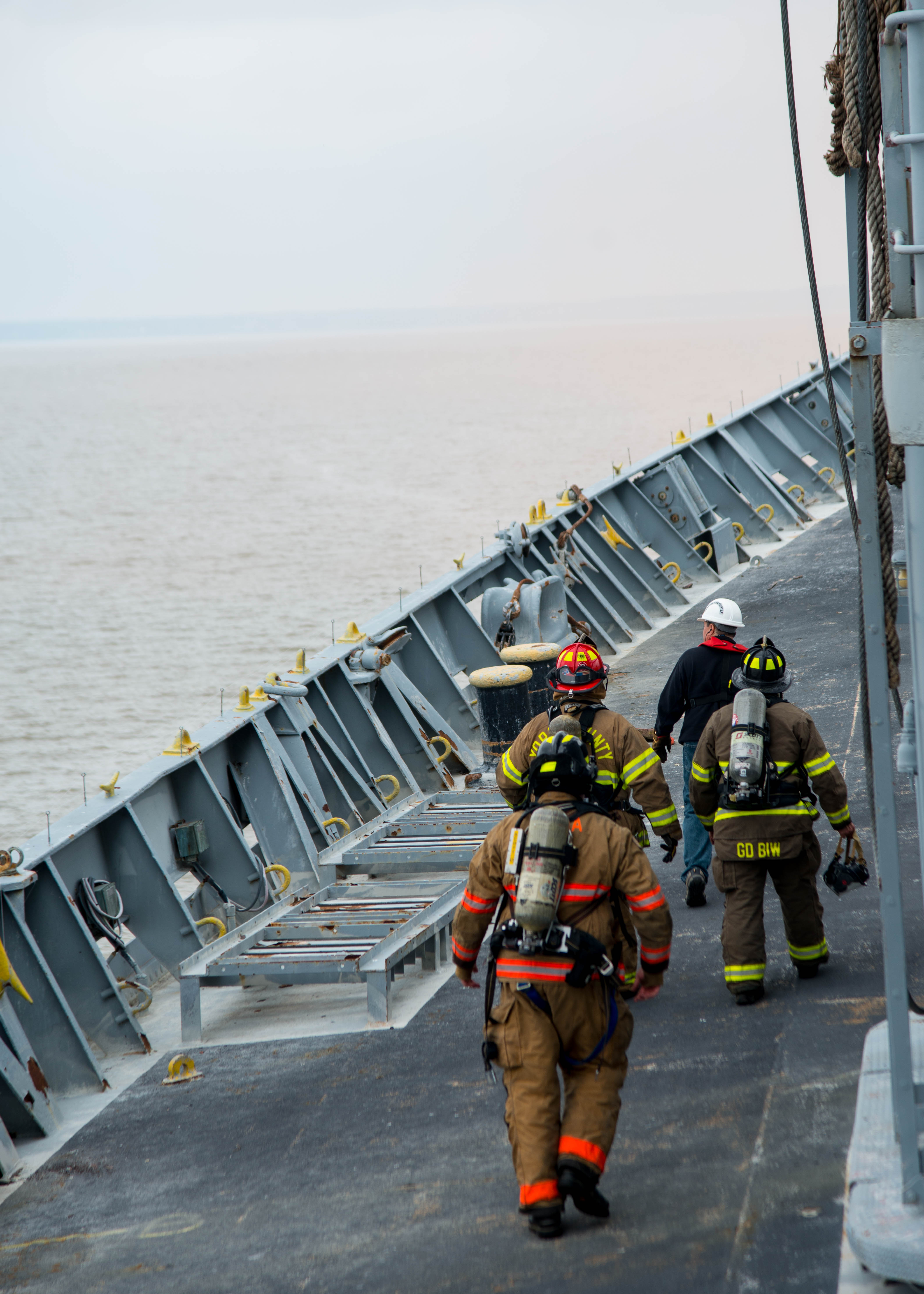25th Annual Hampton Roads Marine Firefighting School maritime incident ...