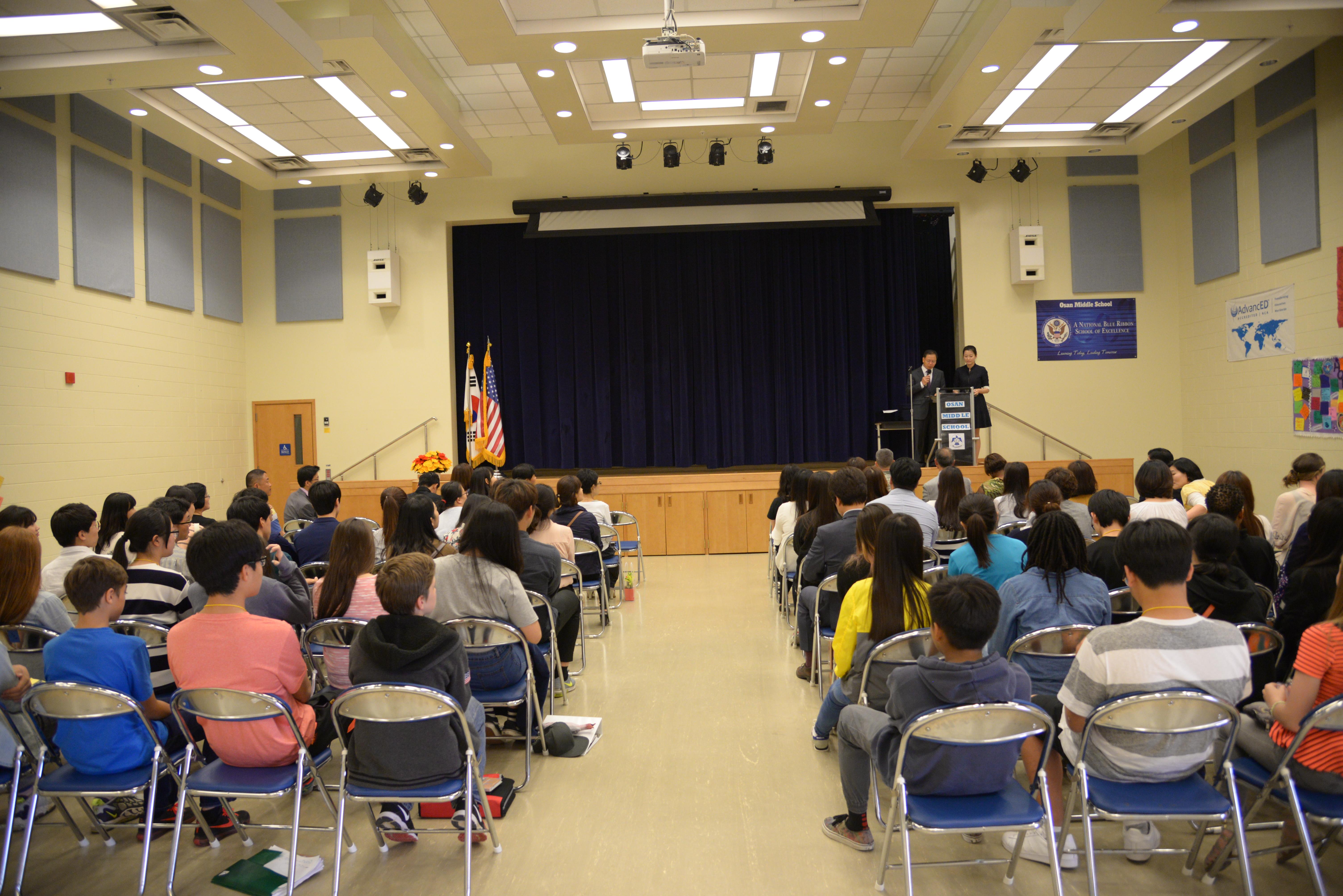 SKorea, US students complete 3-day english exchange camp > Osan Air ...