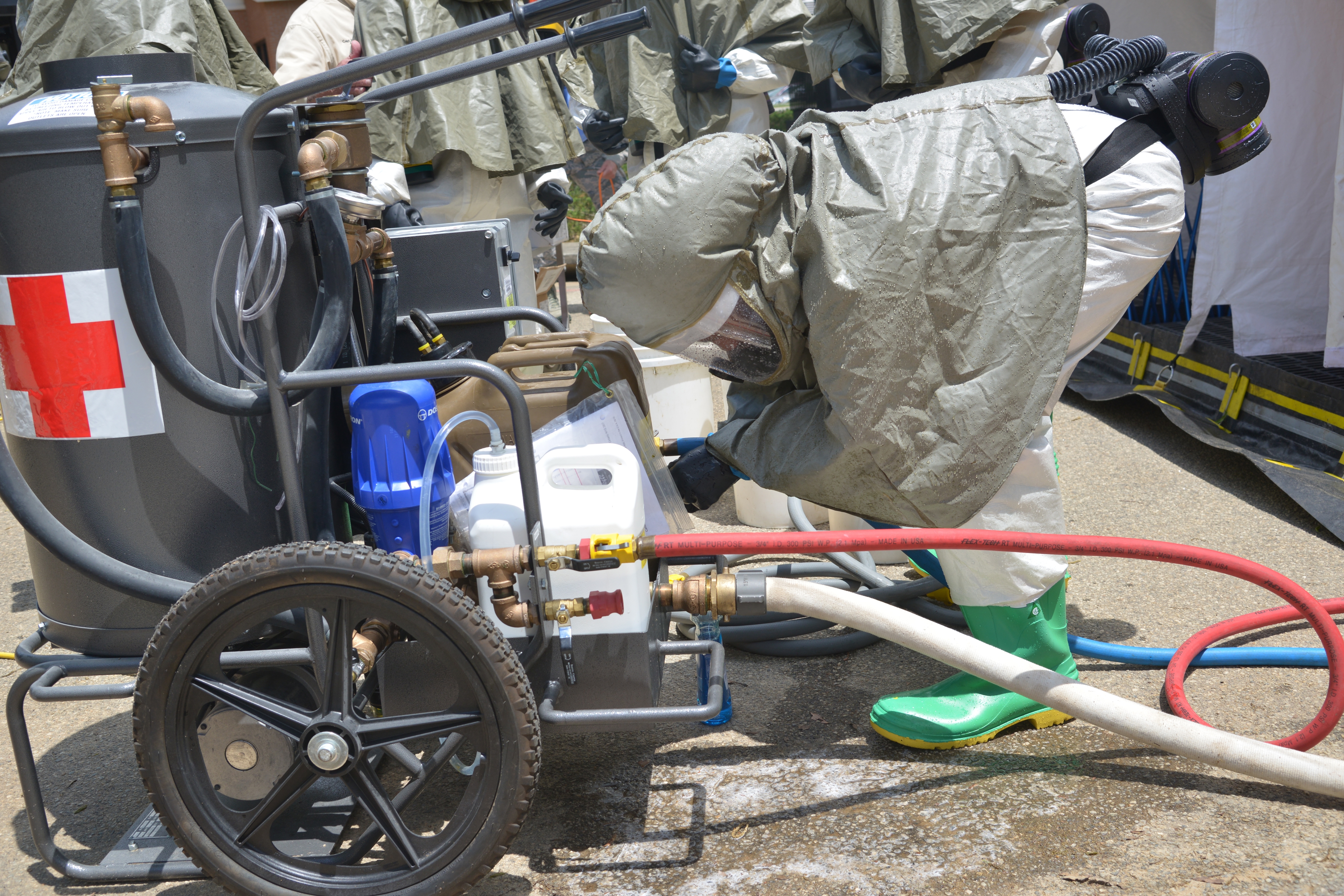 Med Group gears up for decon training > Robins Air Force Base > Article ...
