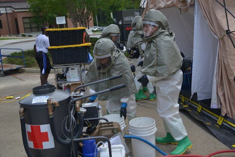 Med Group gears up for decon training > Robins Air Force Base > Article ...