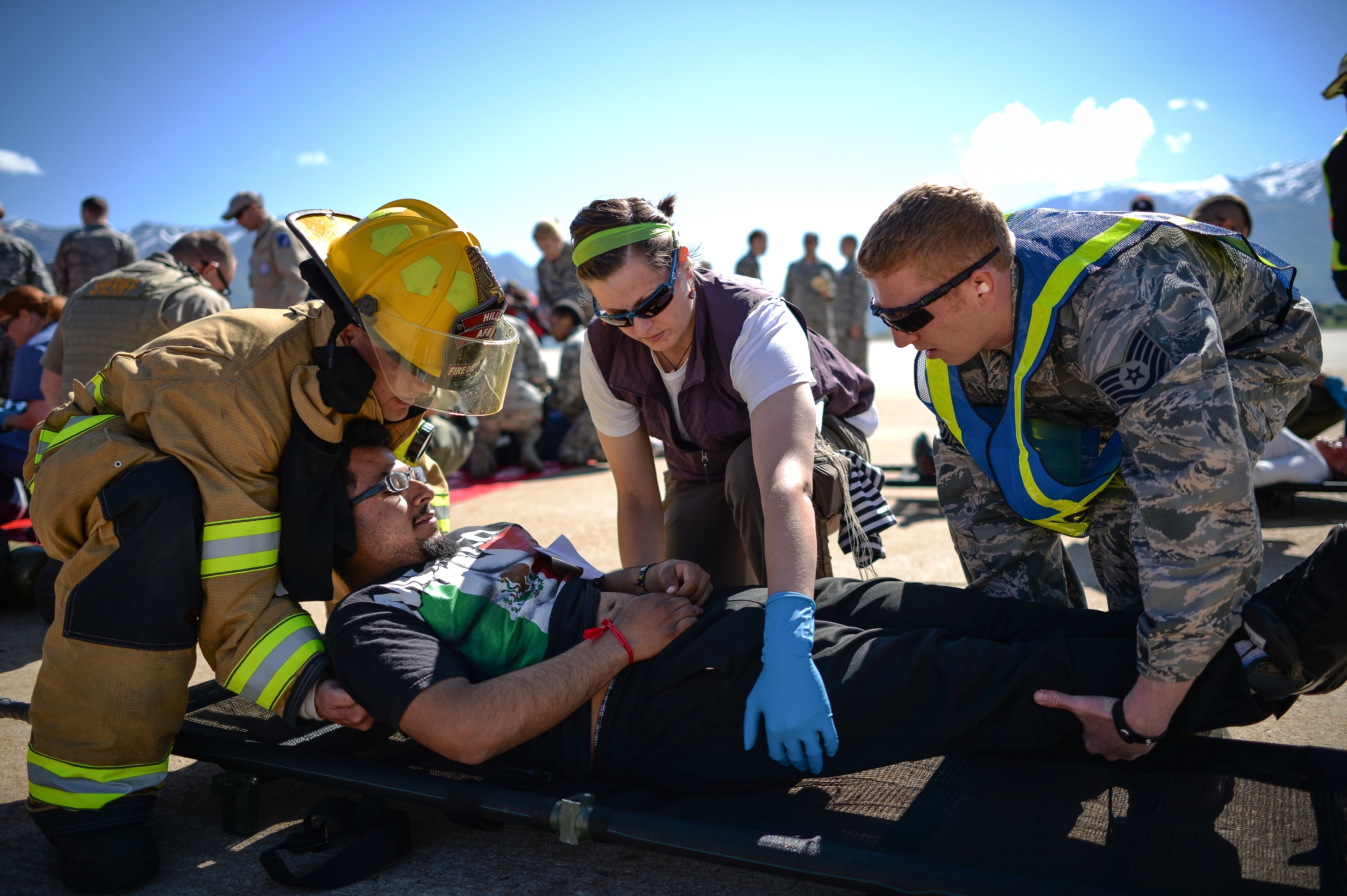Hill AFB, Top of Utah emergency agencies test response ability