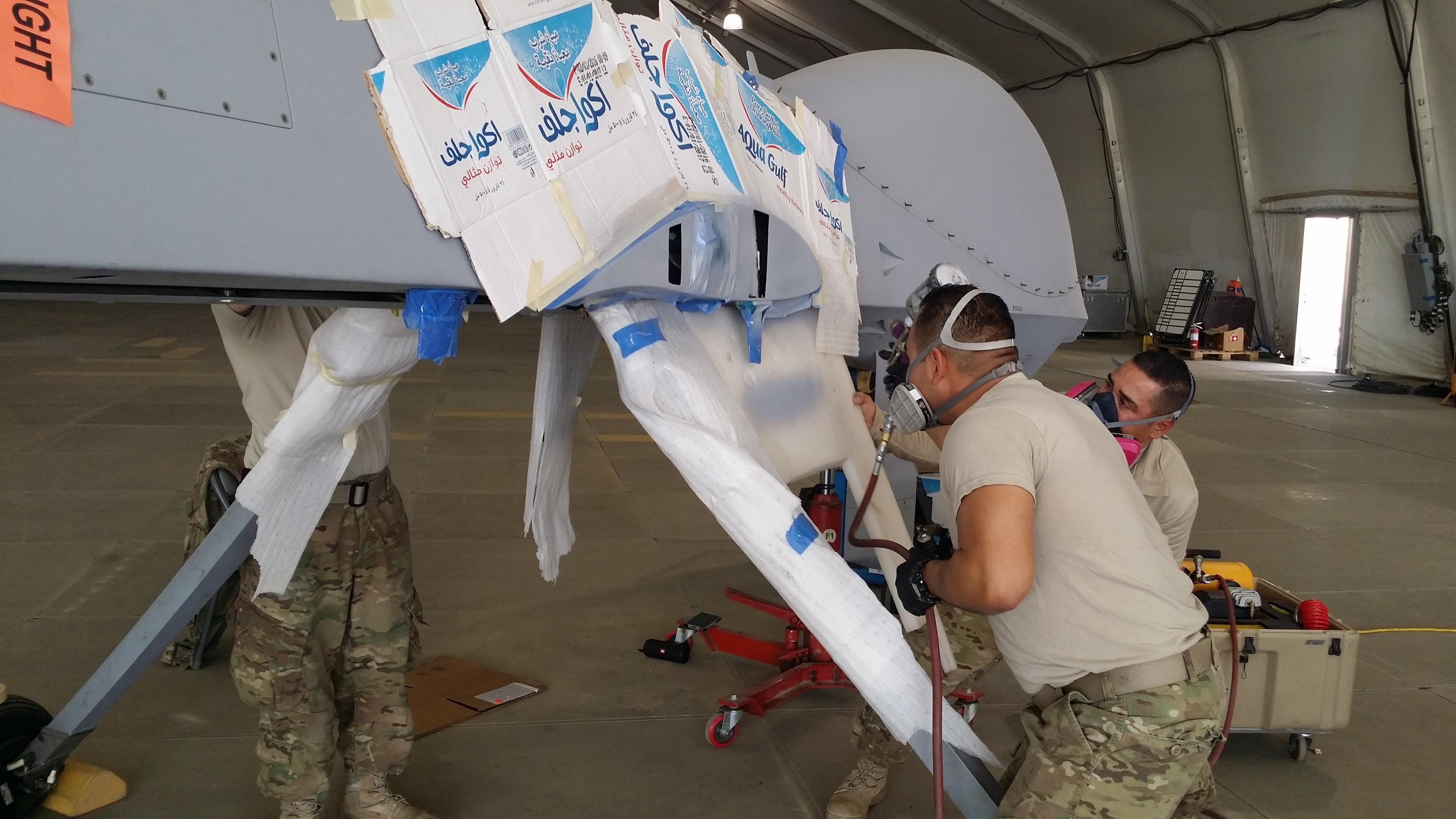 640th ASB makes historic Gray Eagle repairs