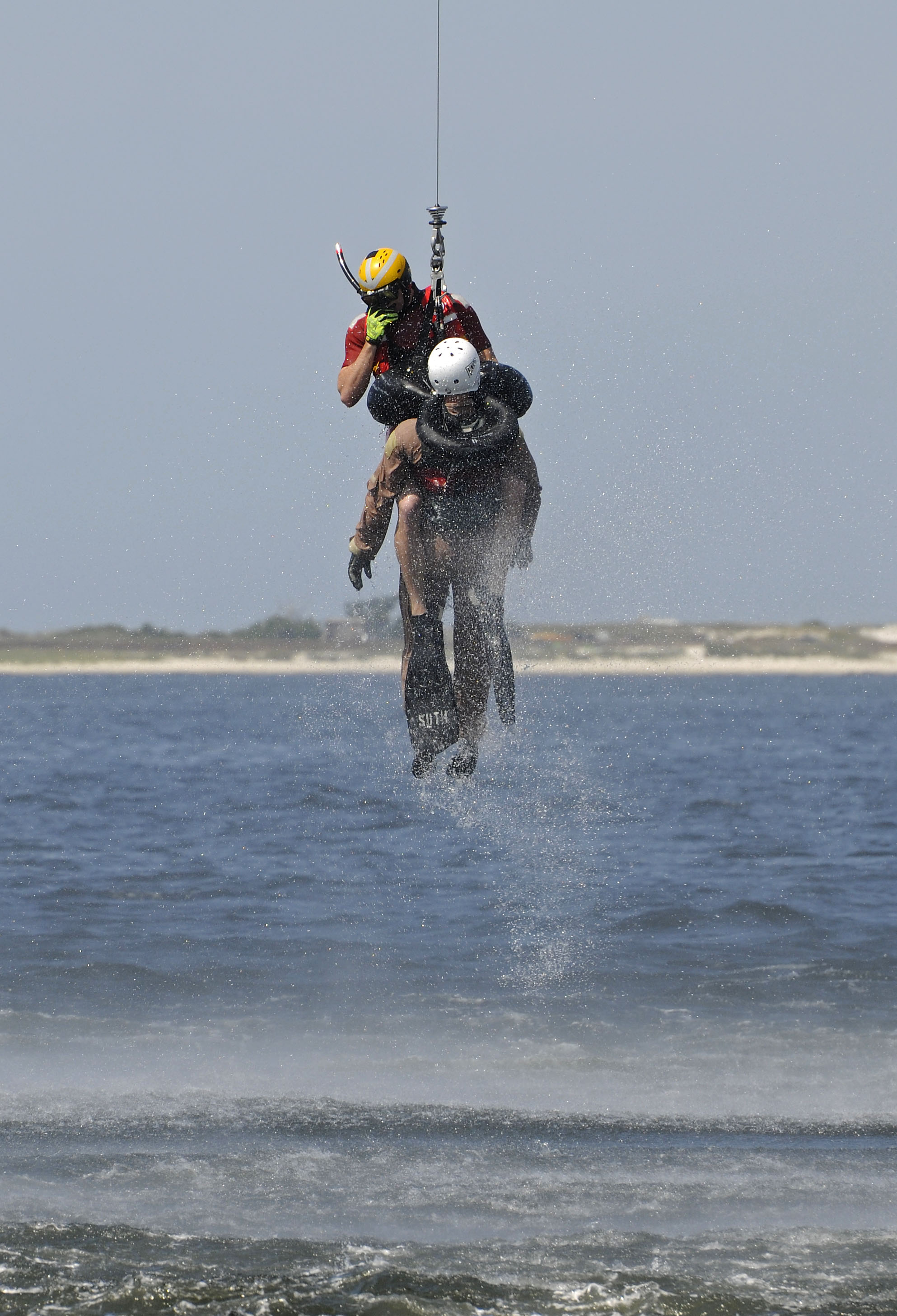 Michigan Airmen conduct water survival training with Navy, Coast Guard ...