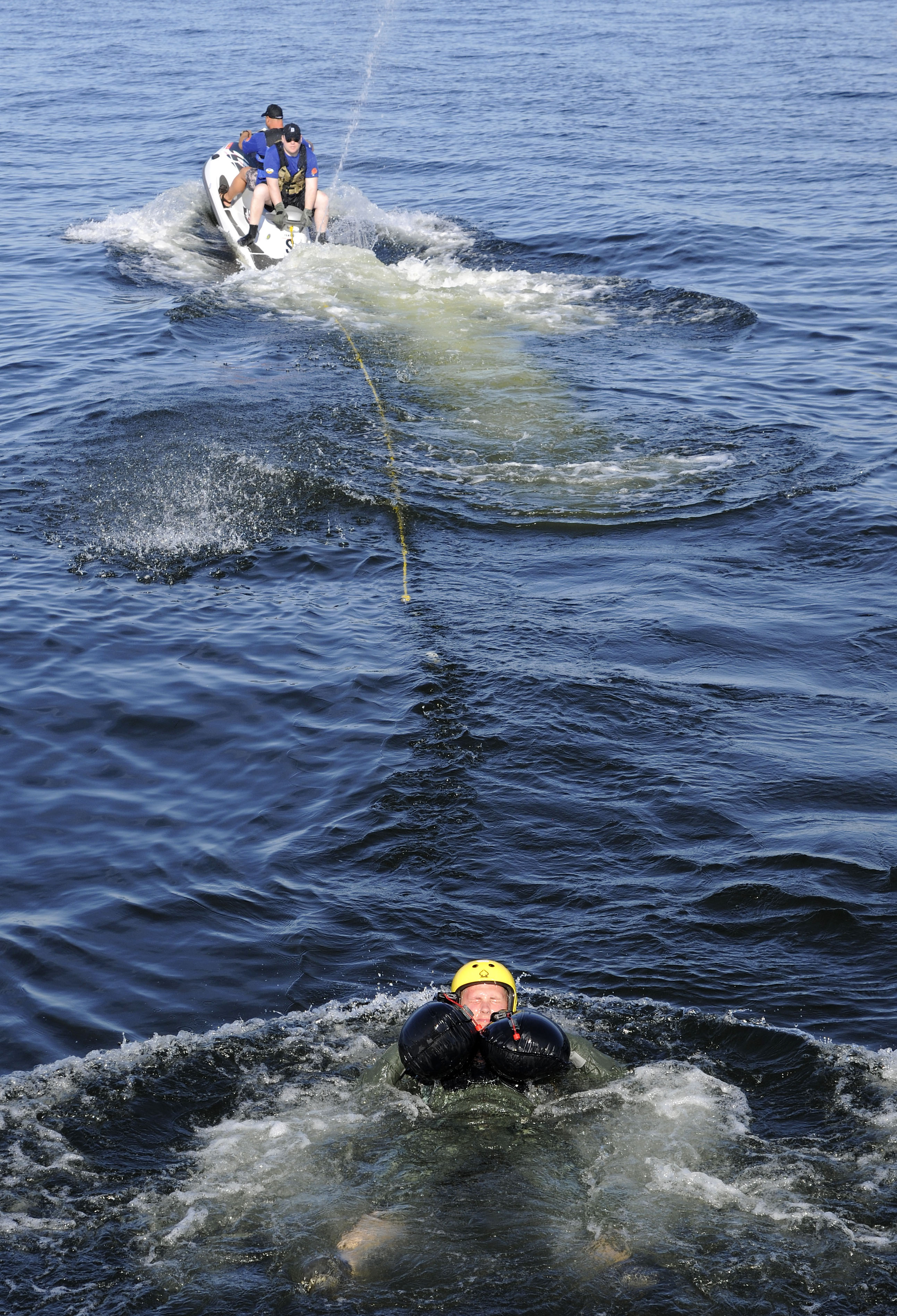Michigan Airmen conduct water survival training with Navy, Coast Guard ...