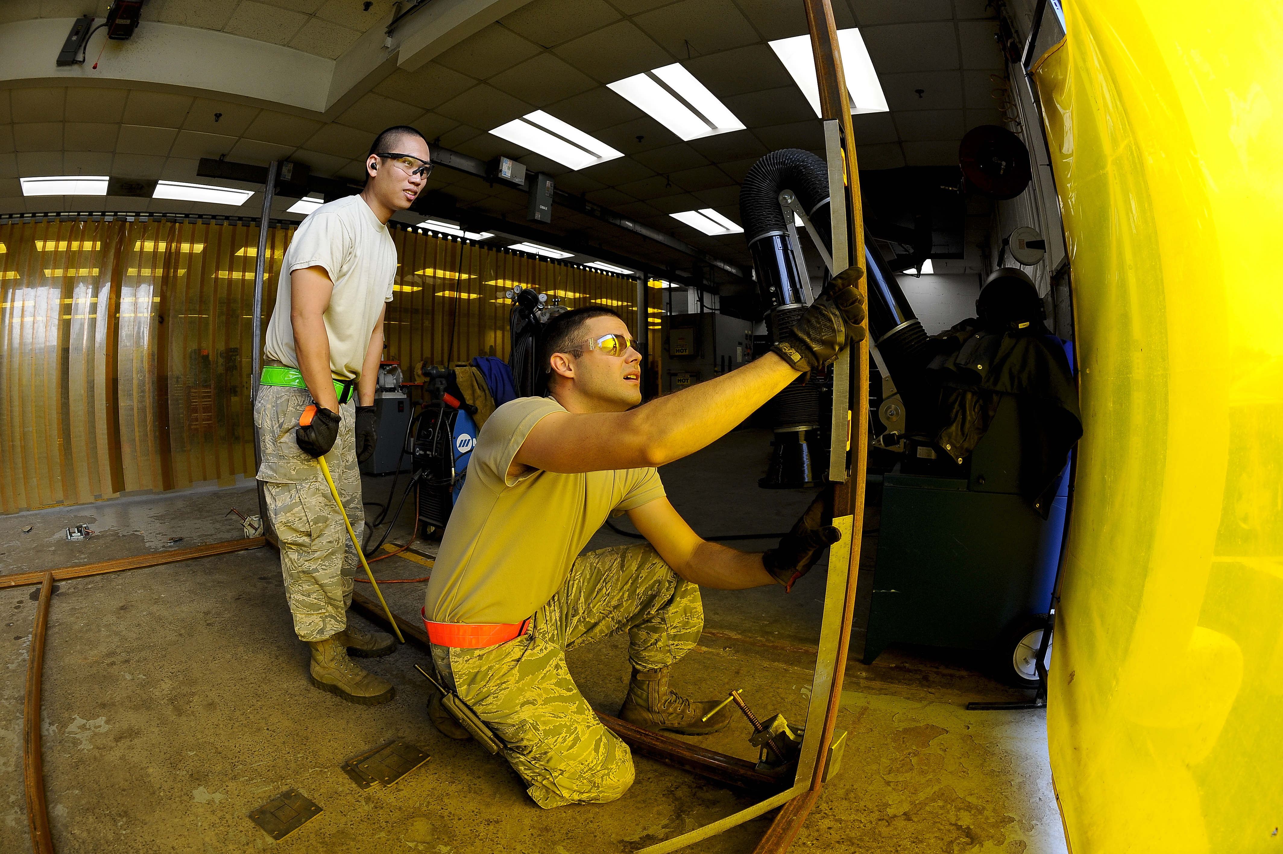 MacDill maintenance Airmen fabricate paint rack > MacDill Air Force ...